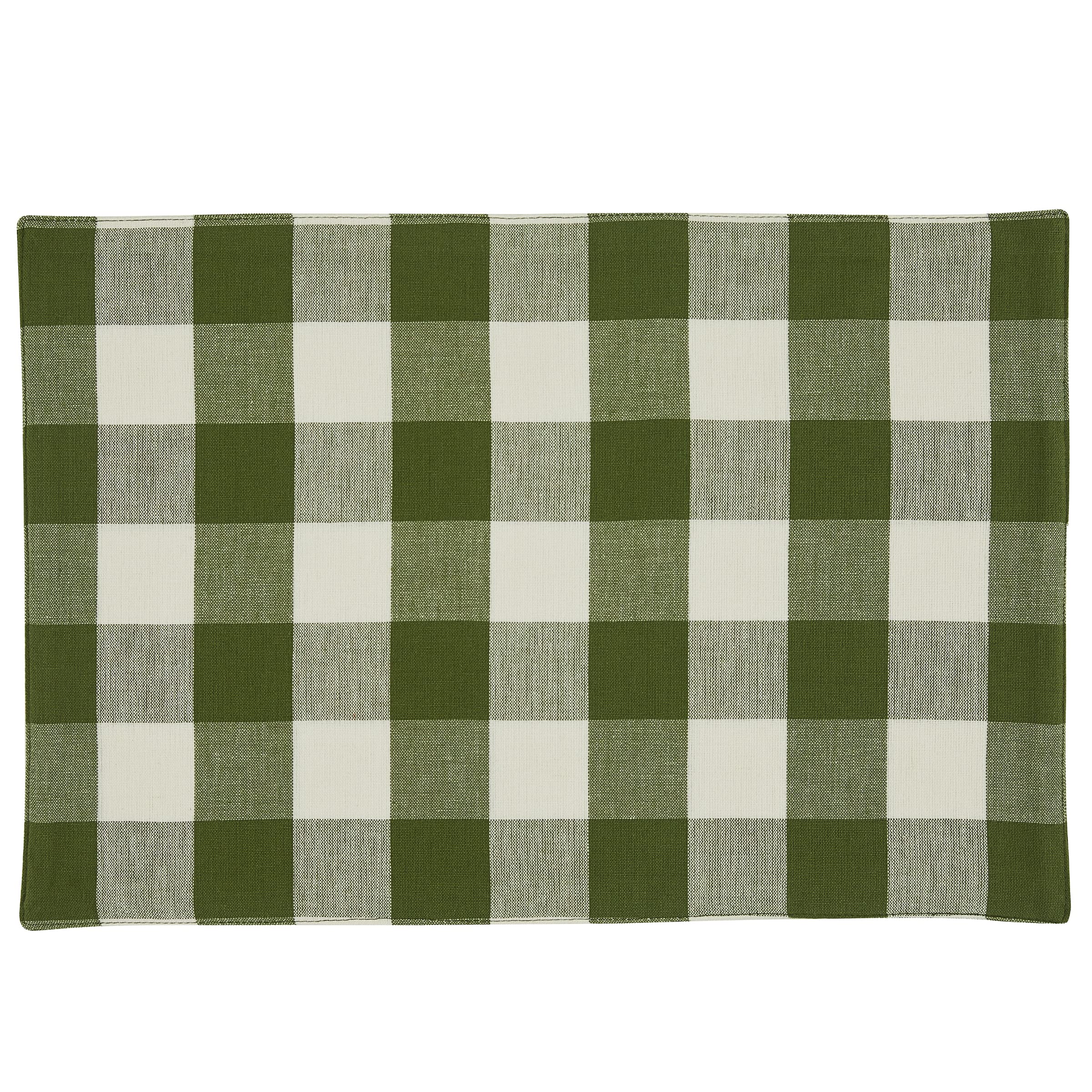 Amazon.com: Park Designs Buffalo Check Backed Green Placemat Set of 4 ...