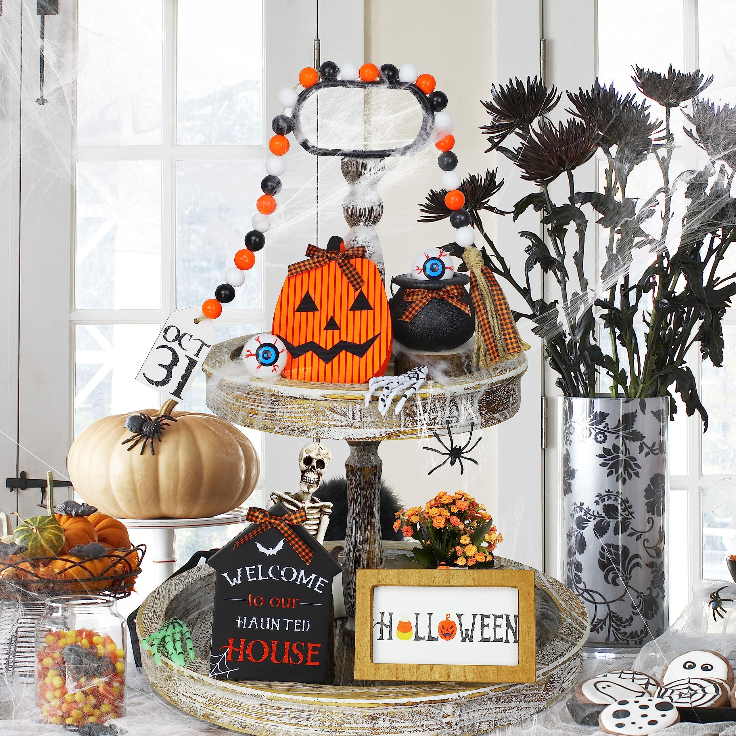Snapklik.com : Halloween Decorations Indoor - 11PCS Halloween Tiered ...
