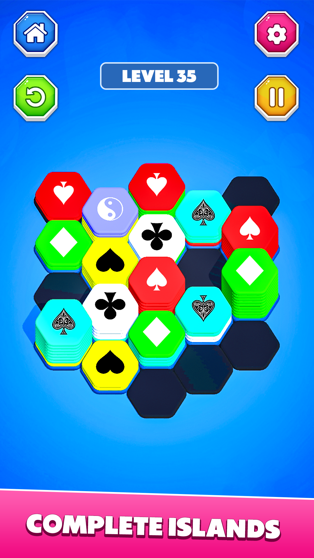 Hexa Sort Puzzle 3d game new Hexa Sweet Donut Stack Merge Number puzzle ...