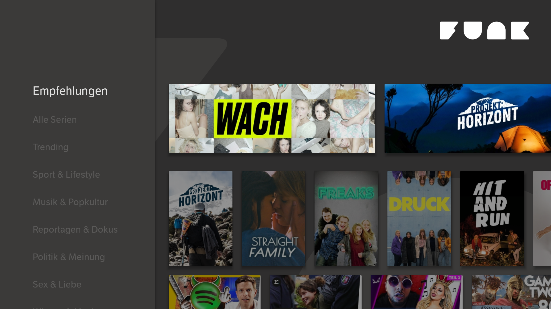 funk – Series, Documentaries, Vlogs, Shows - App on Amazon Appstore