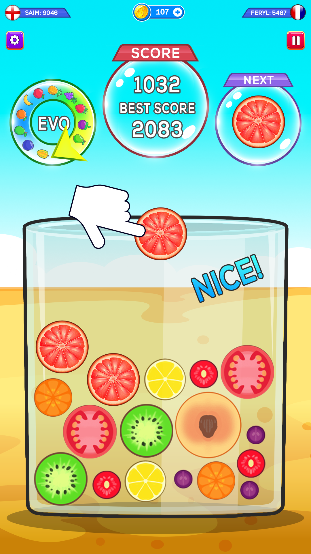 Watermelon Game - Fruit Game & Suika Games : Watermelon Merge Game New ...