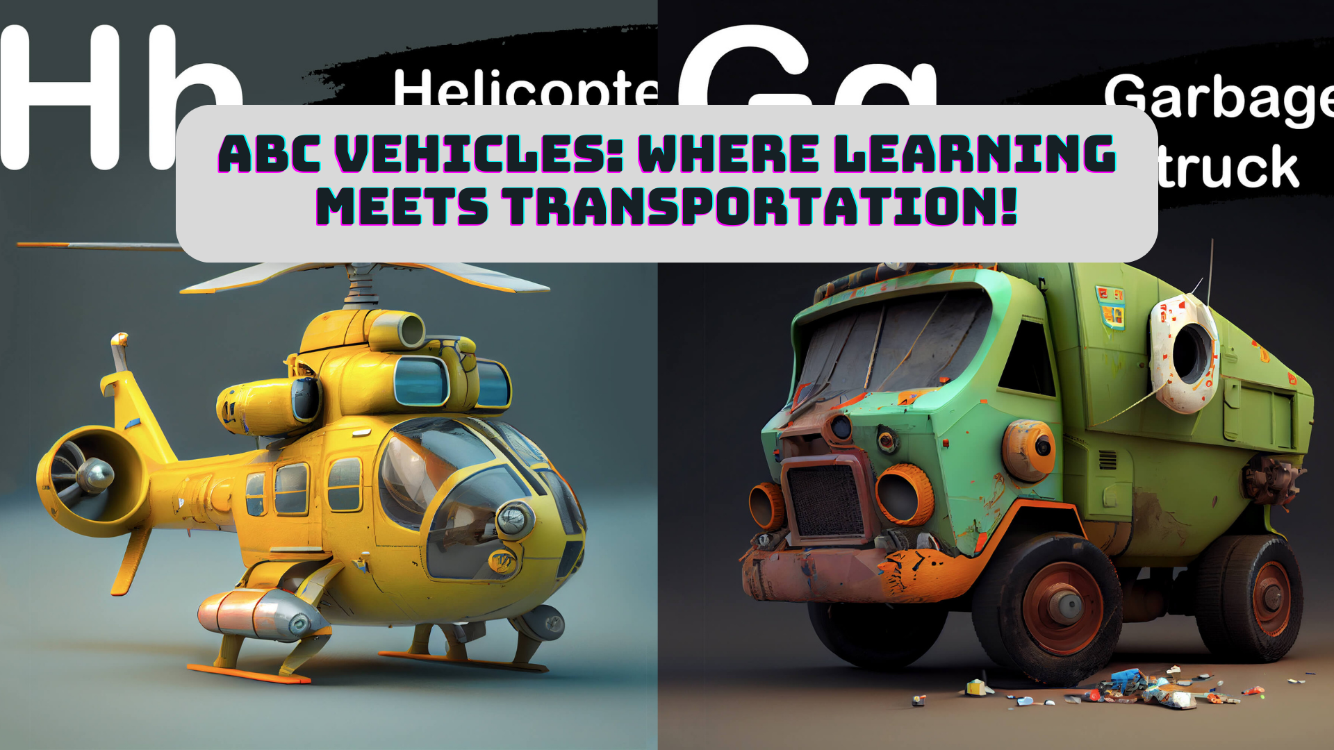 ABC Vehicles: An Interactive ABC Learning Adventure Through the World ...