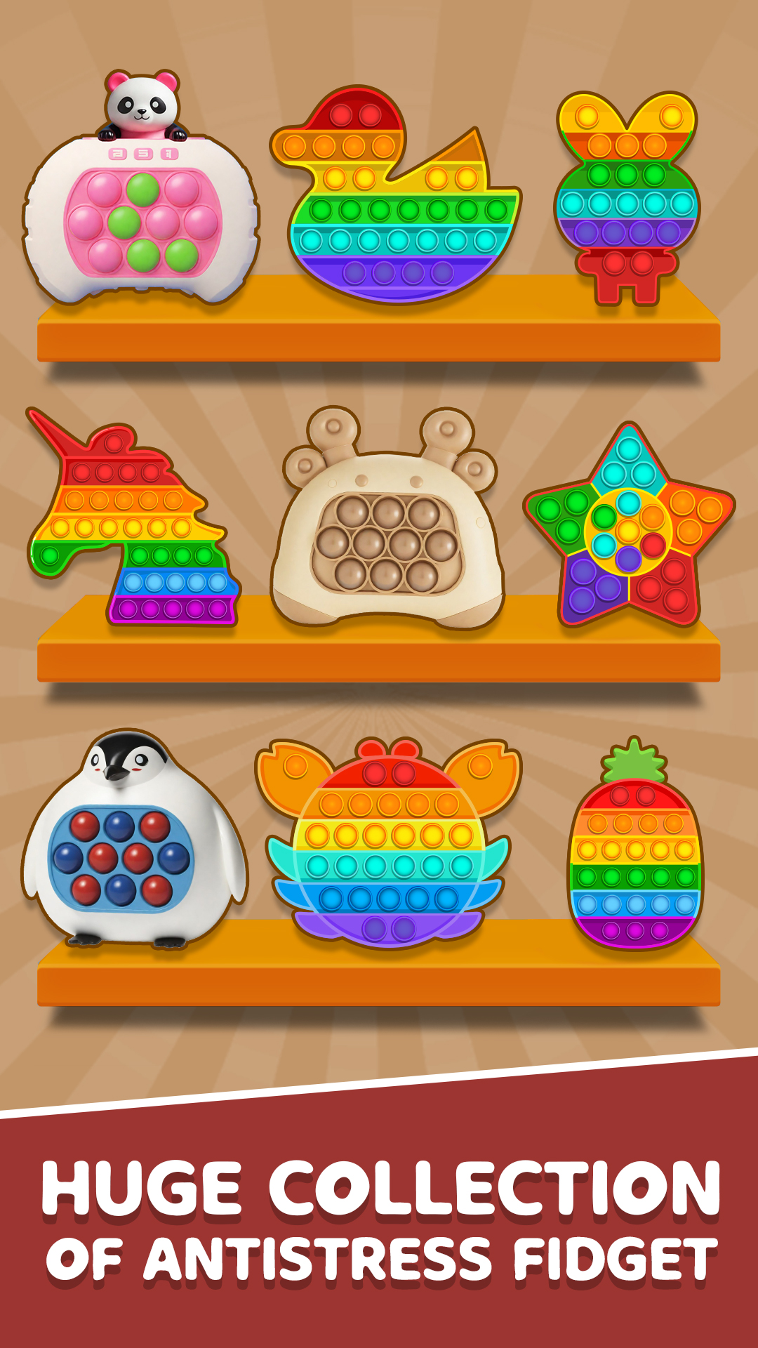 Real Pop It Game: Antistress Fidget Toy Games - DIY ASMR Relaxing Fun ...