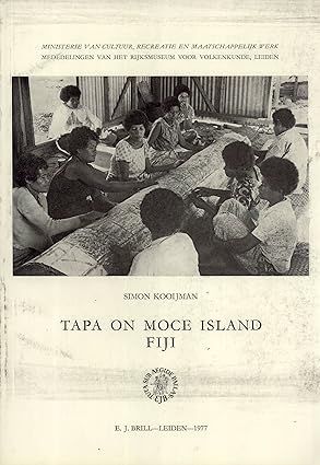 Tapa on Moce Island, Fiji: A Traditional Handicraft in a Changing ...
