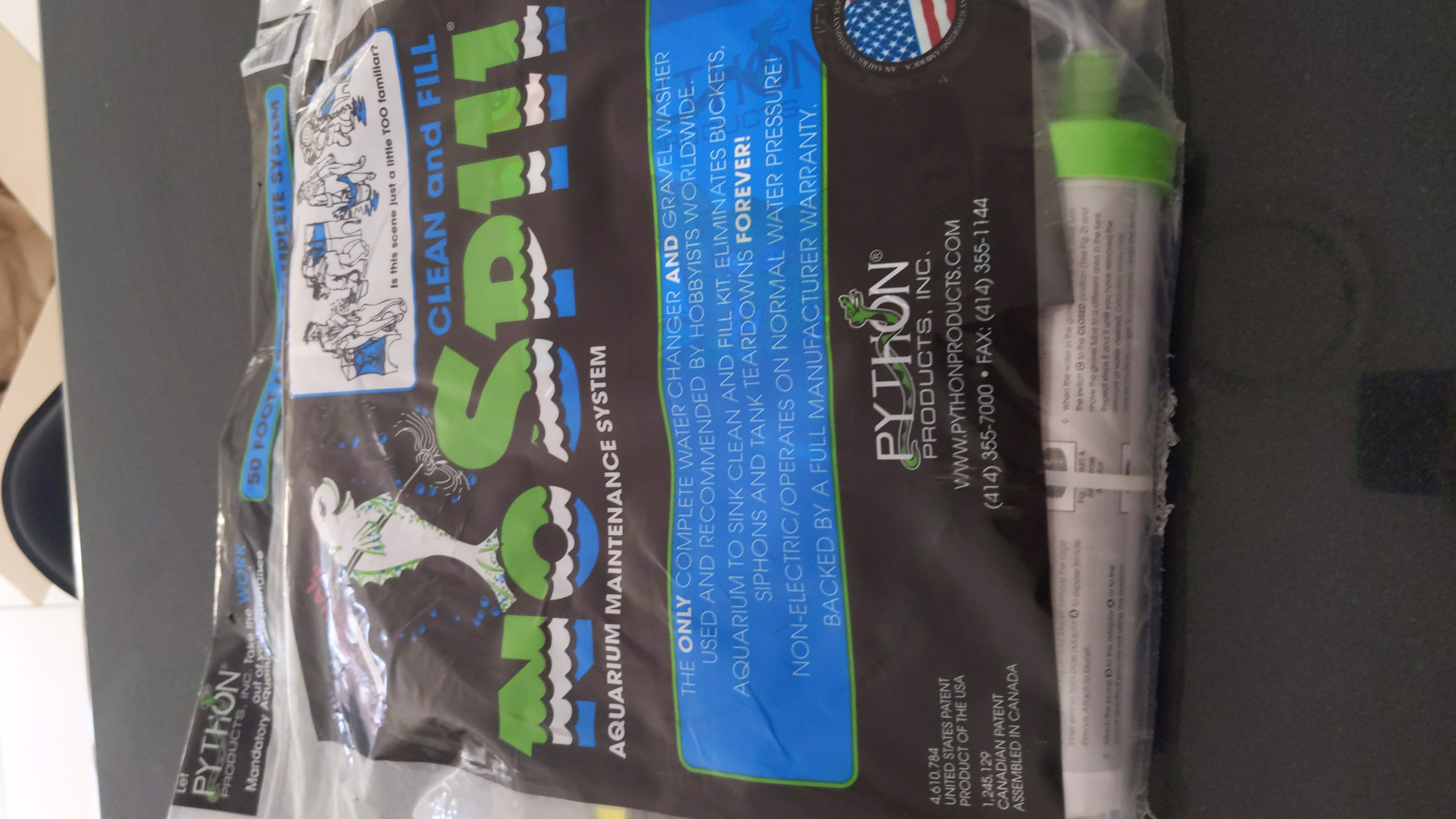 Python 940023 No Spill Clean and Fill Aquarium Maintenance System, 50 ...