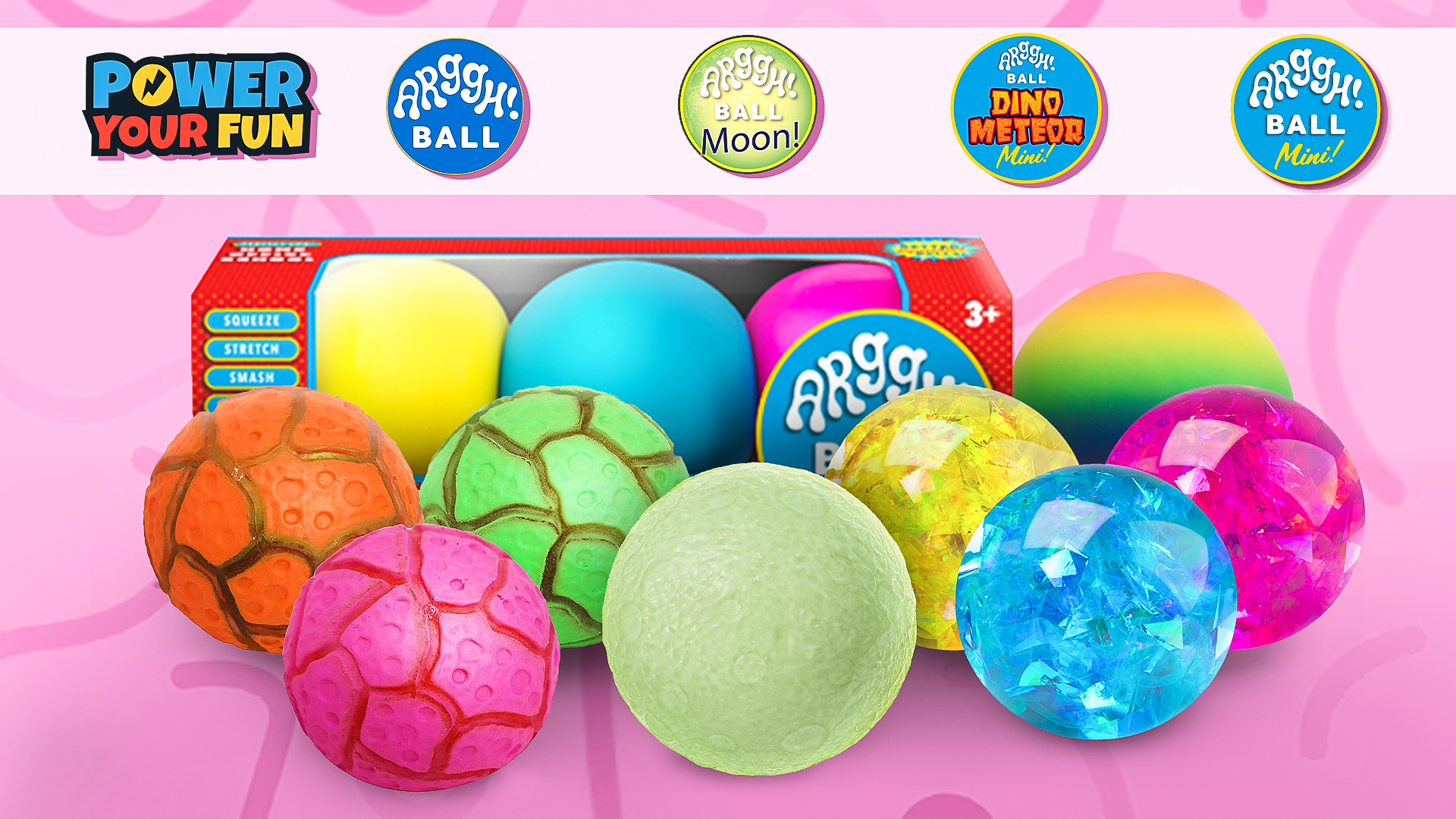 Sensory Toys For Kids With Autism Arggh! Mini Stress Balls 3-Pack ...