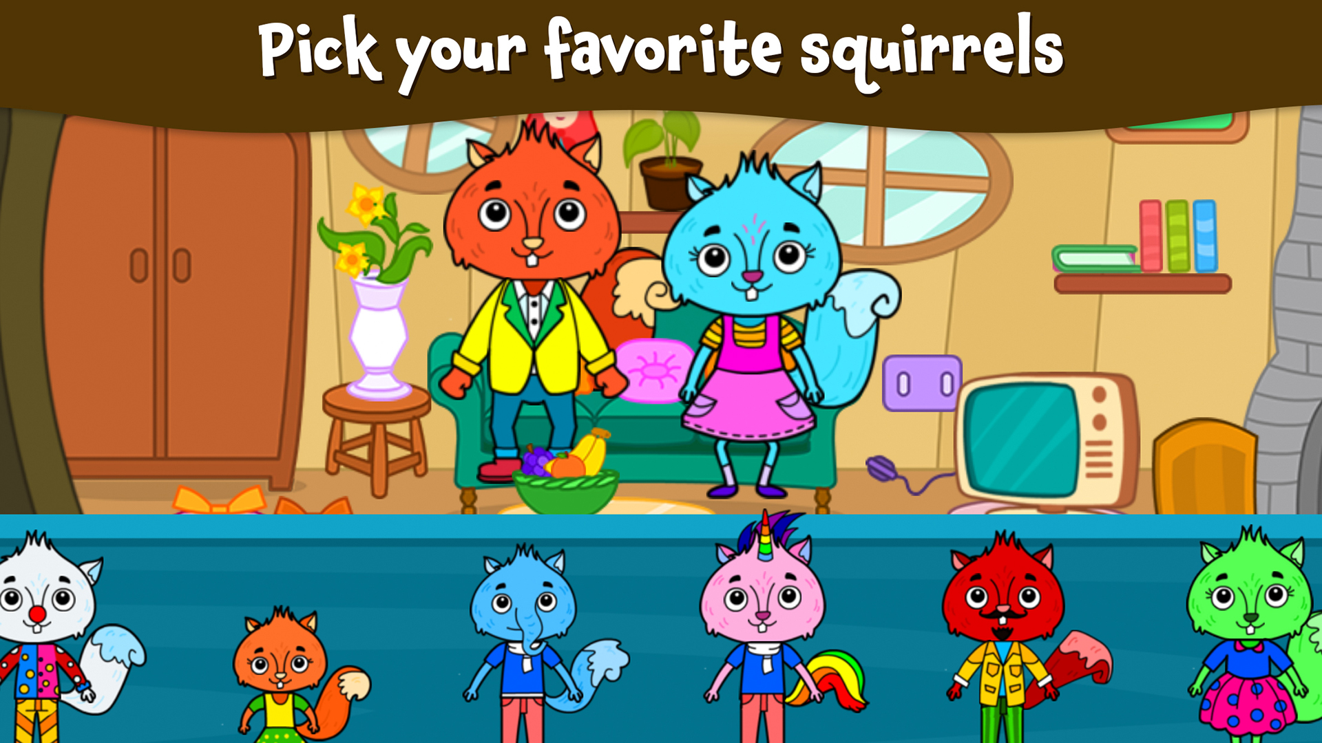 Animal Town - My Squirrel Home for Kids & Toddlers - App on the Amazon ...