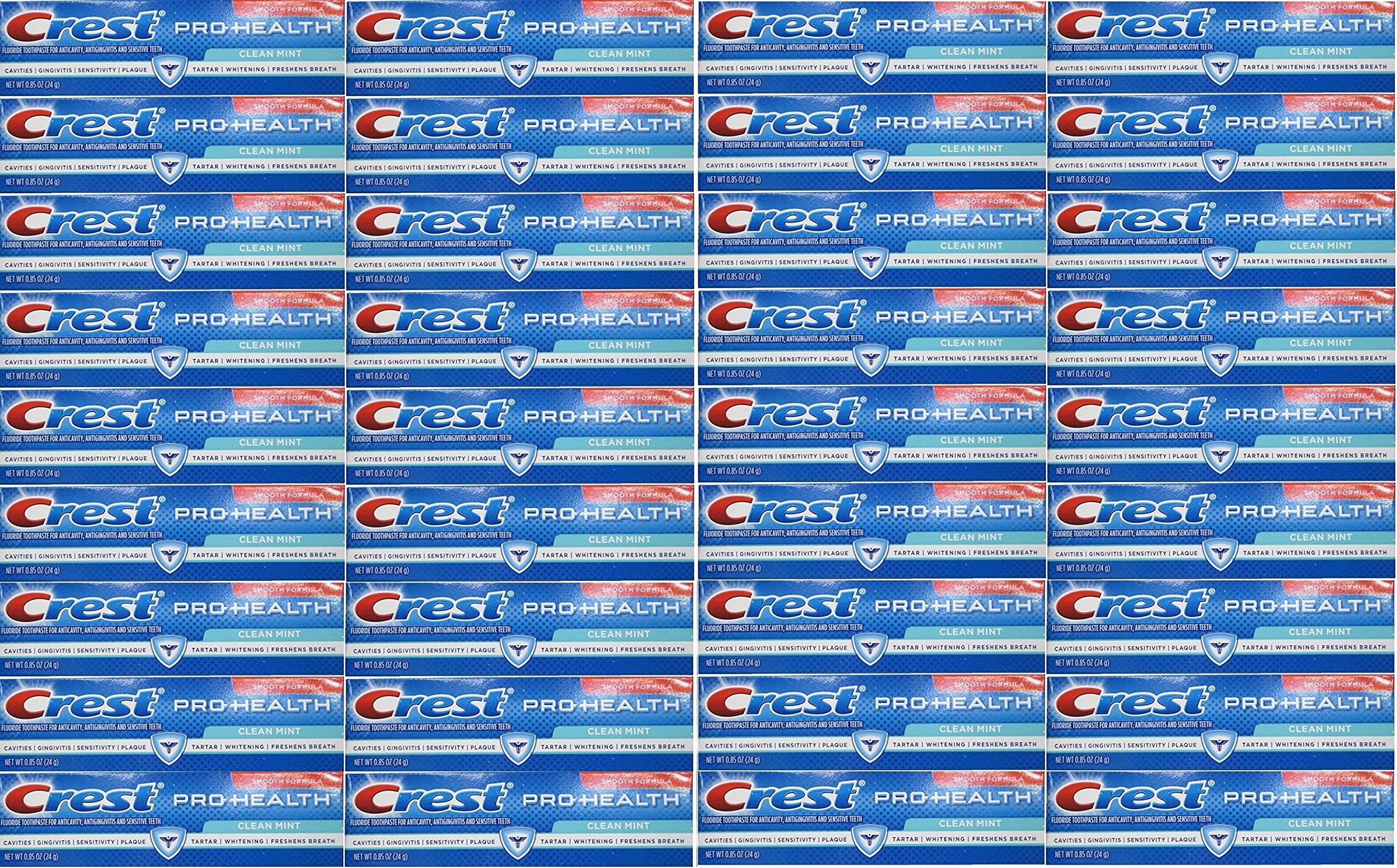 Amazon.com : Crest Pro-Health Clean Mint Toothpaste, 4.3oz (Pack of 12 ...