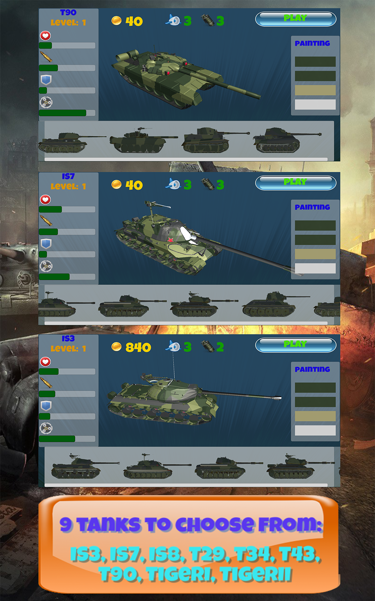 Tank Battle Blitz: 3D multiplayer warfare shooting - App on Amazon Appstore