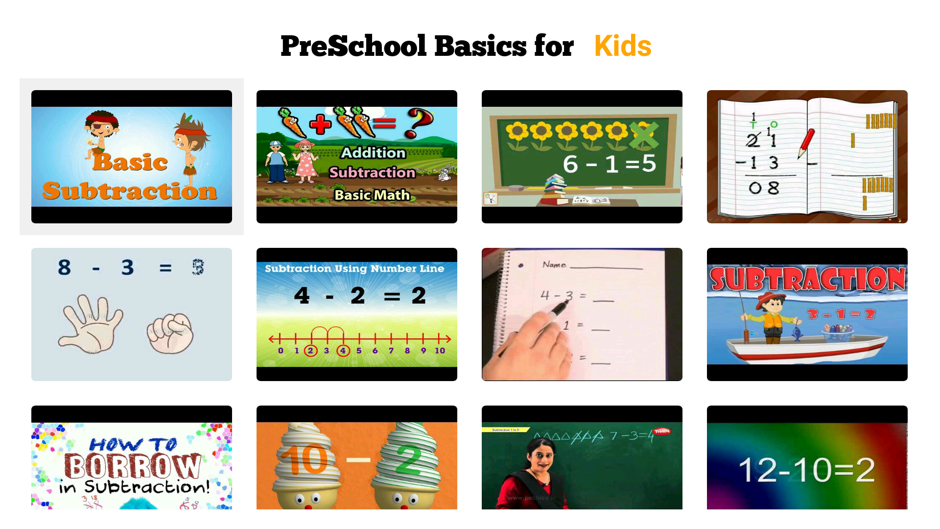 Preschool Basics for Kids:Amazon.co.jp:Appstore for Android