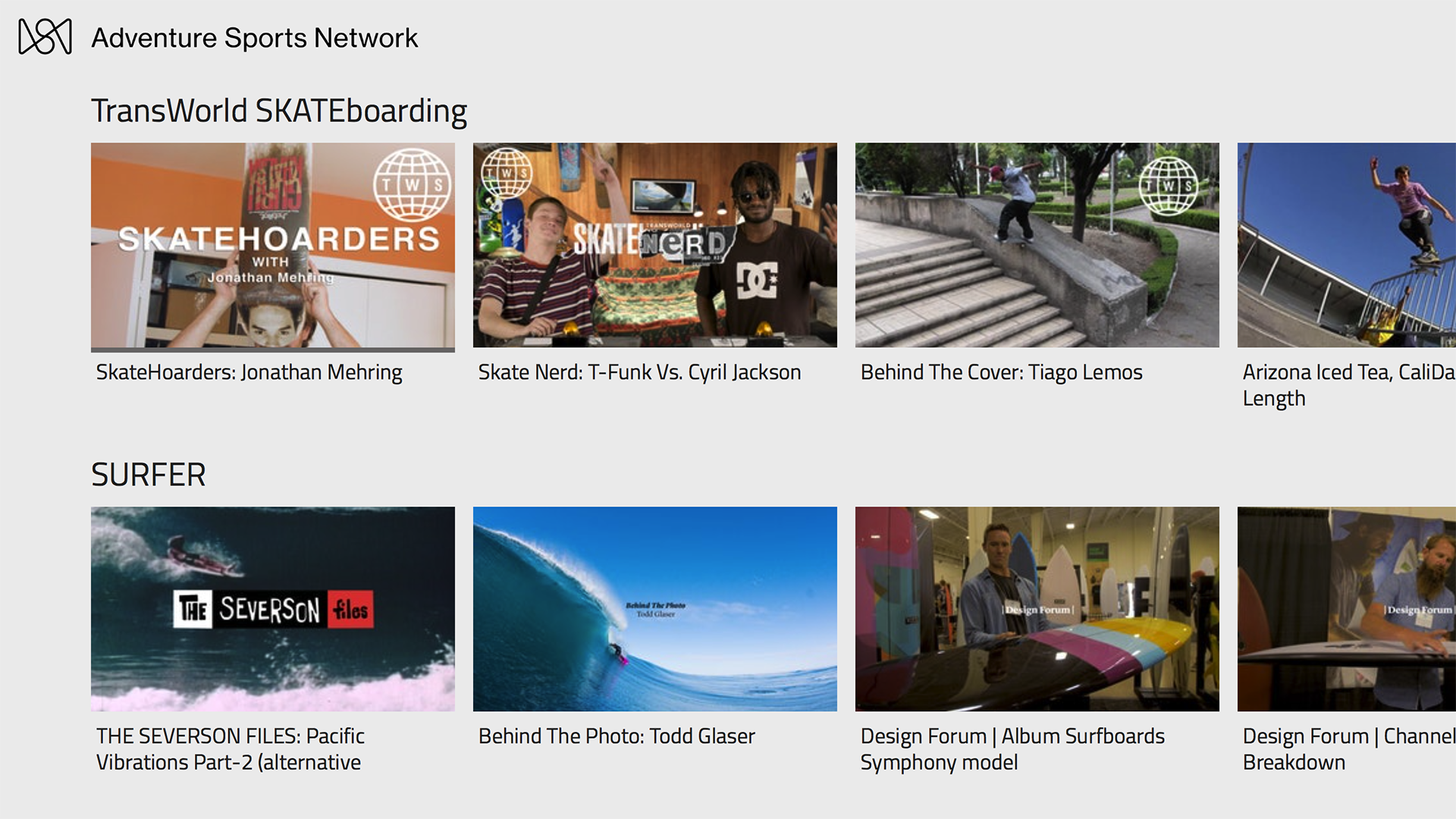 Adventure Sports Network - App on Amazon Appstore
