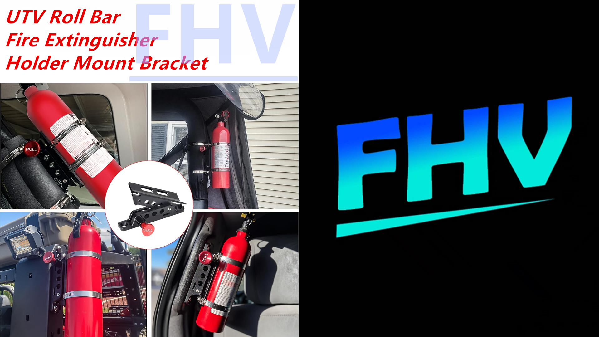 Fire Extinguisher Mount For Truck NILKATSS Adjustable Fire Extinguisher ...