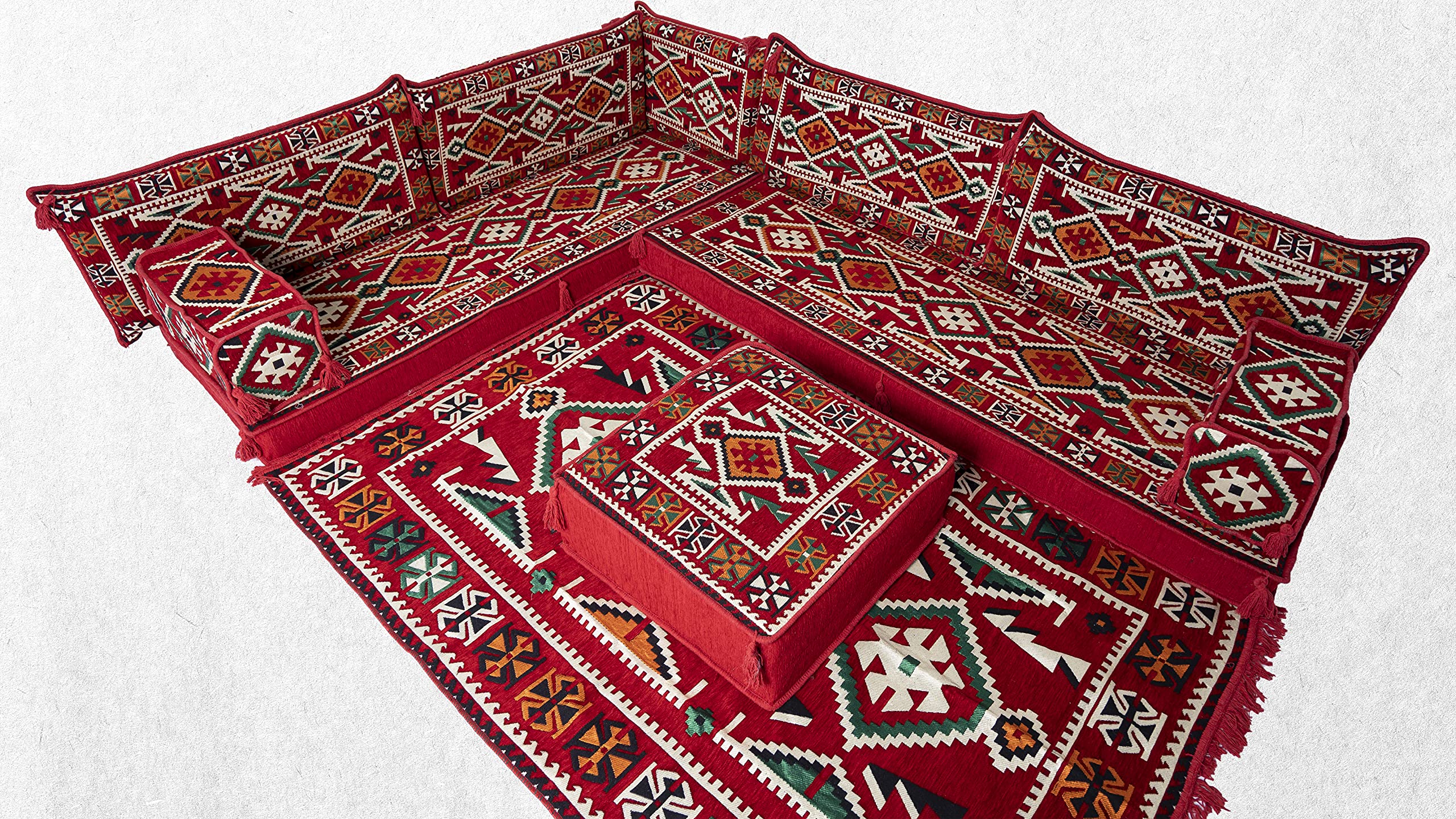 Buy Corner Arabic Sofa Set,Floor Sofa Seating Set, Oriental Floor ...