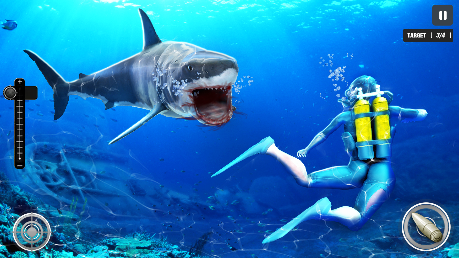 Monster Shark World Hunting - UnderWater Shark Shooting - Sniper Game ...