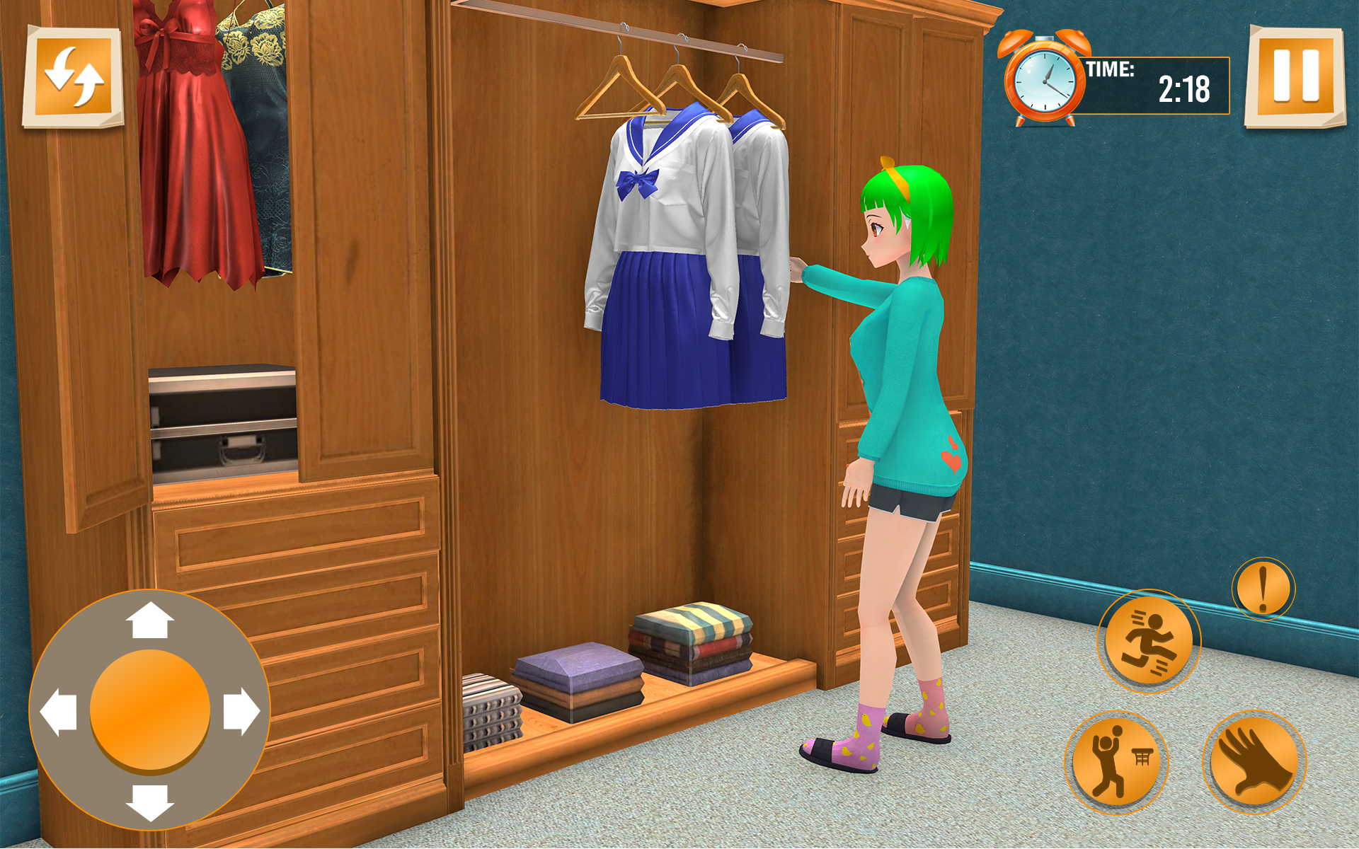 Anime School Girls Simulator: High School Virtual Life Anime Girl Games ...
