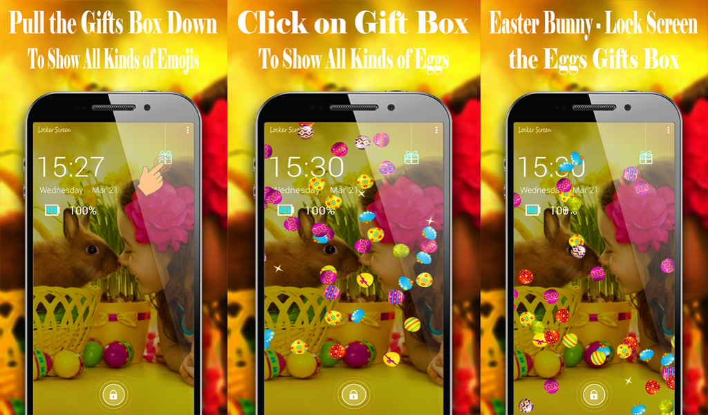 Easter Bunny - Lock Screen-Amazonアプリストアのアプリ