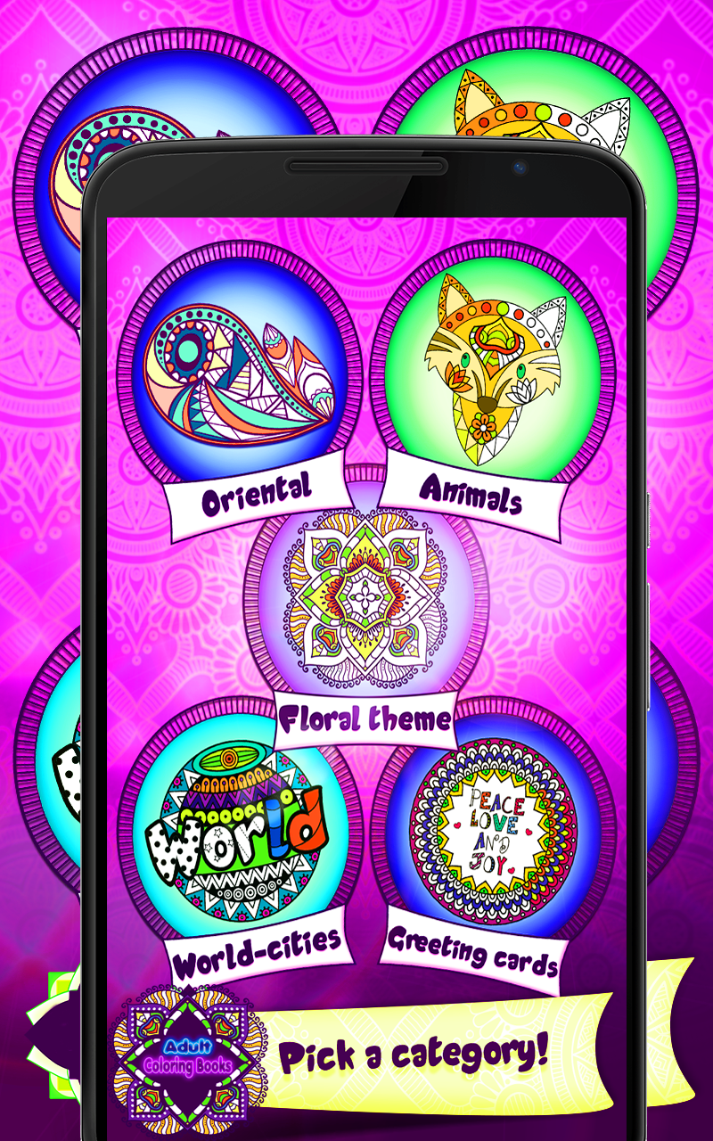 Adult Coloring Books: Mandala Seasons 2018 - App on Amazon Appstore