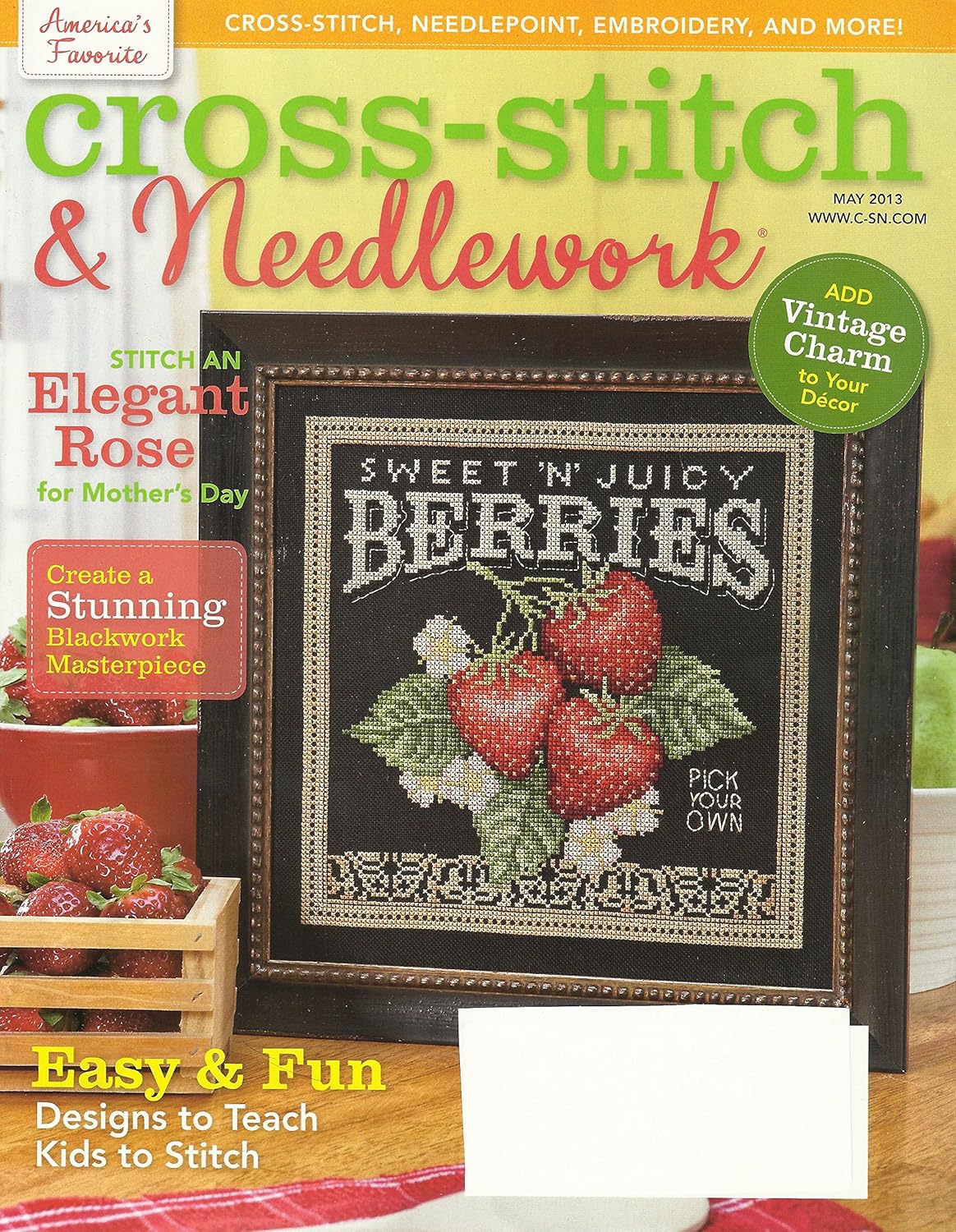 Amazon.com: Cross-Stitch & Needlework Magazine, May 2013