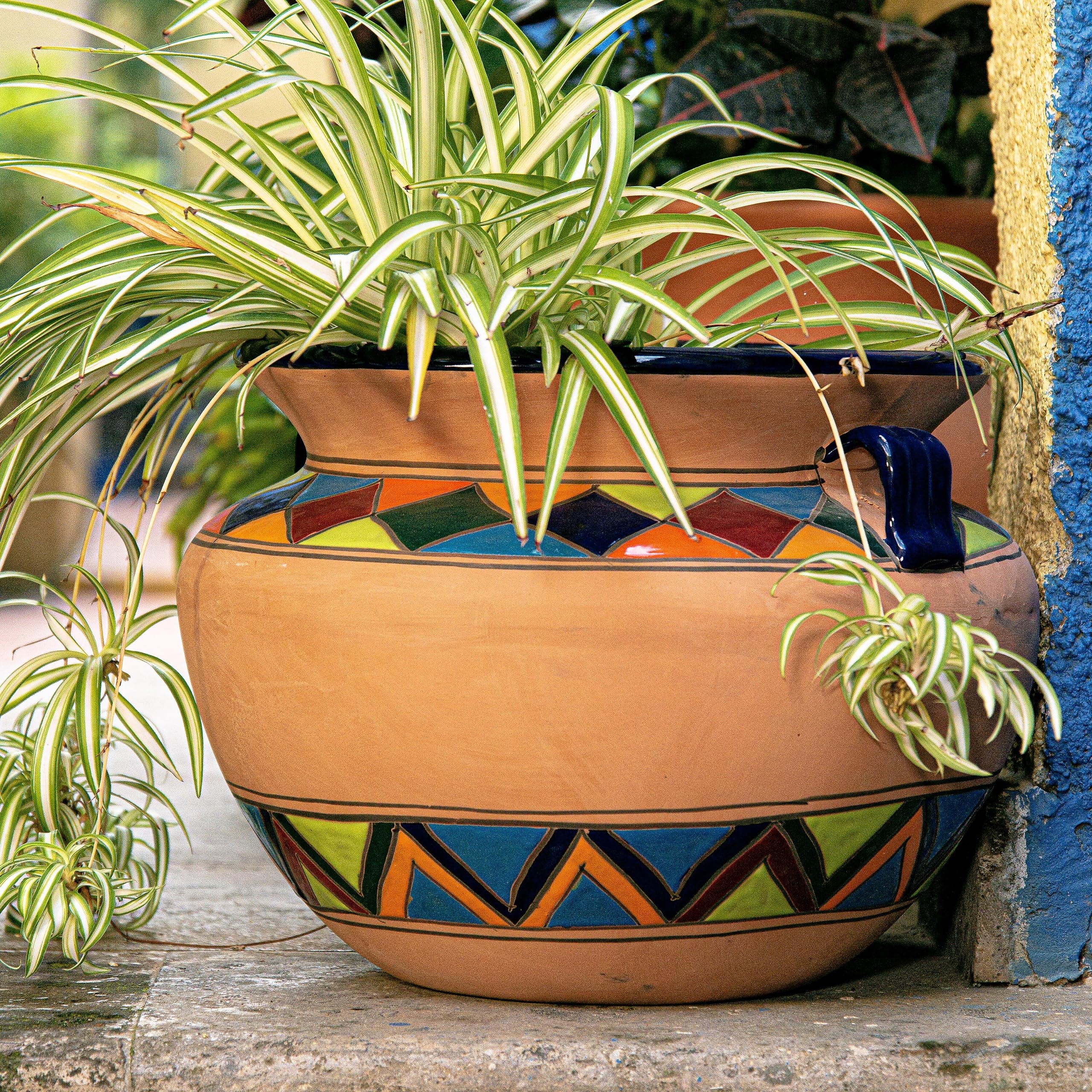 Snapklik.com : Evergreen Garden Talavera Mexican Pottery Ceramic Chata ...