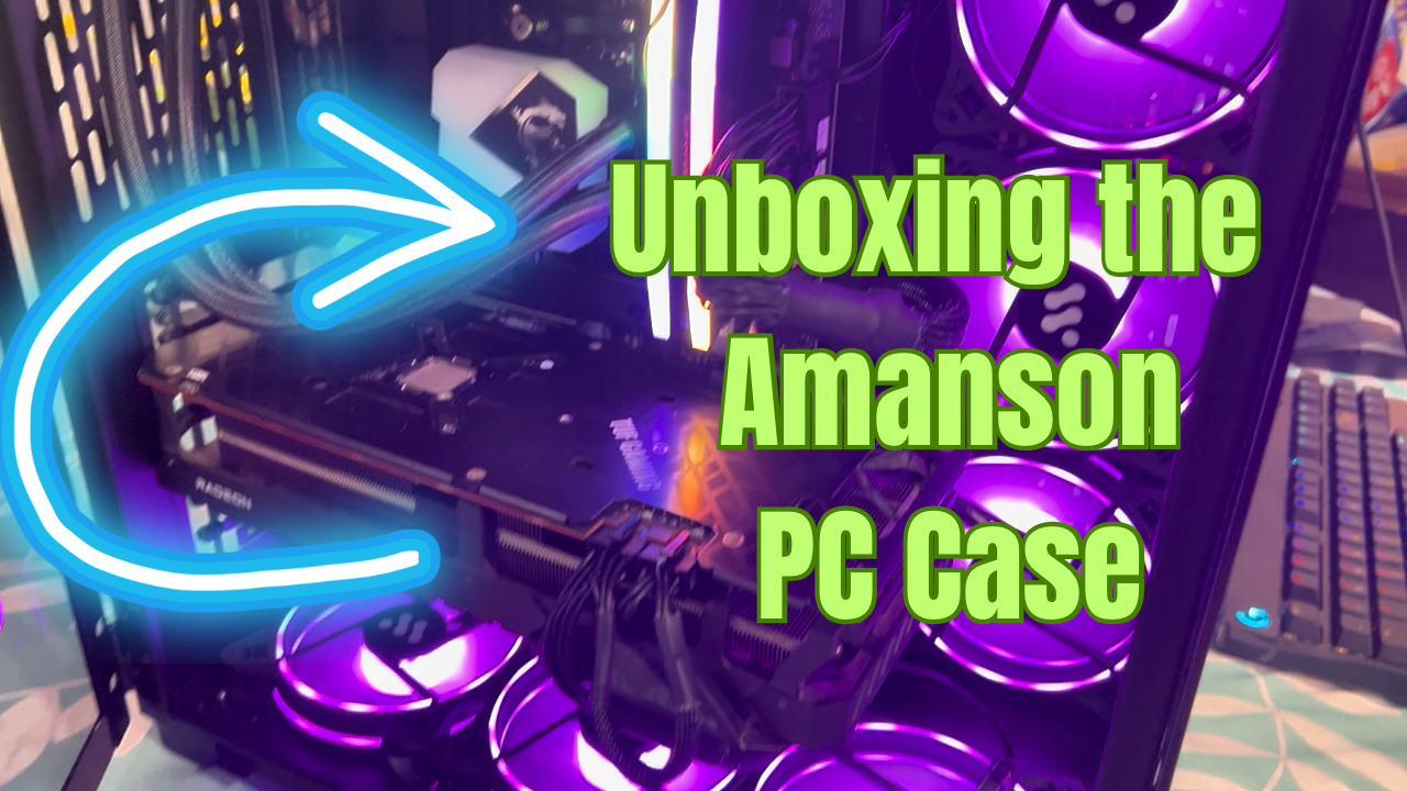 Watch Unboxing the Amanson PC Case on Amazon Live