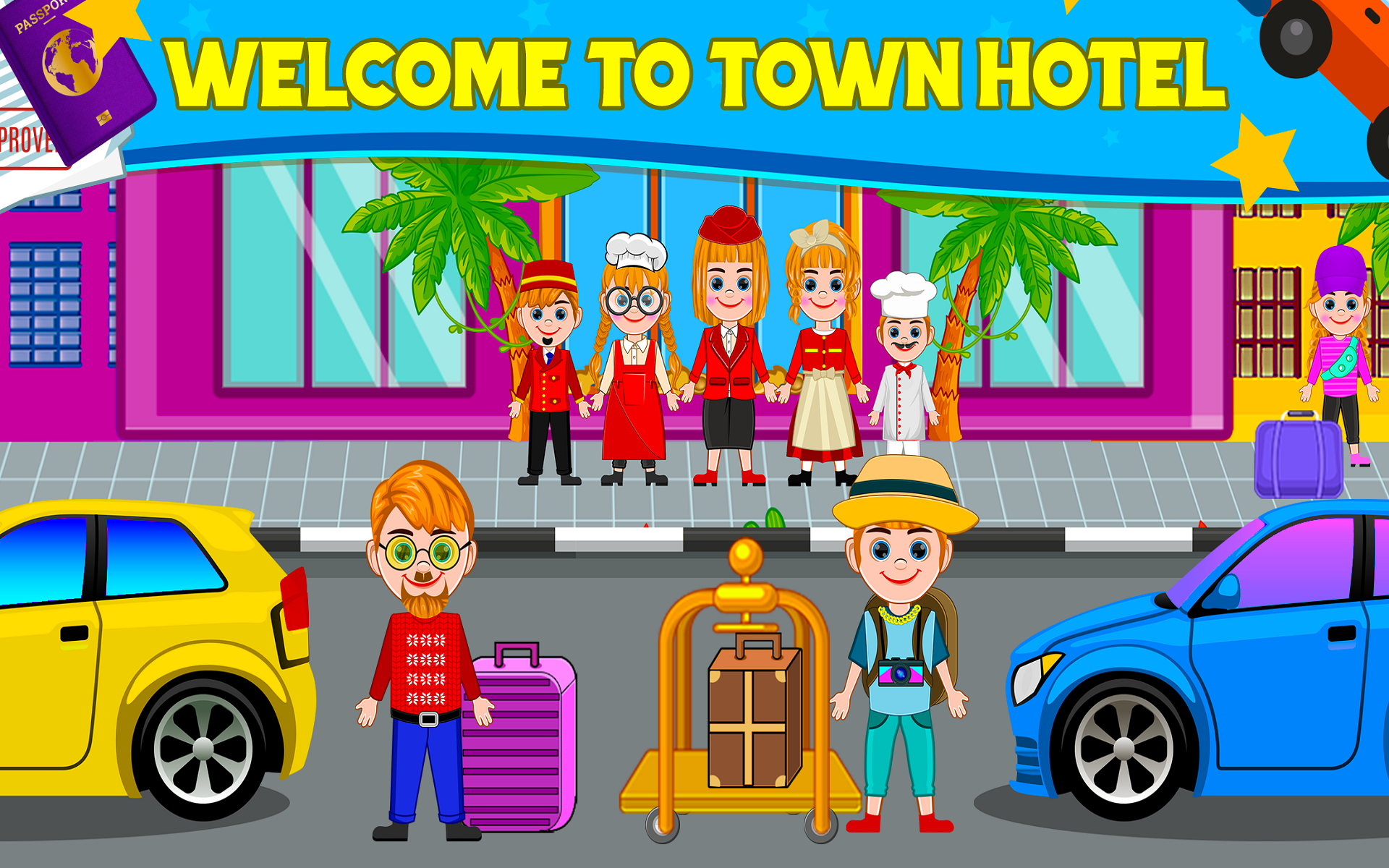 Pretend Town Hotel Story - Town Play house Game - App on Amazon Appstore