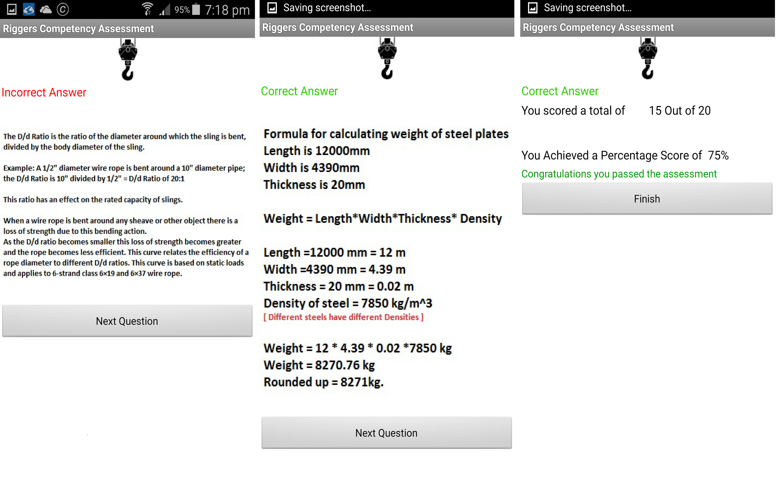 Riggers Competency Assessment - App on the Amazon Appstore