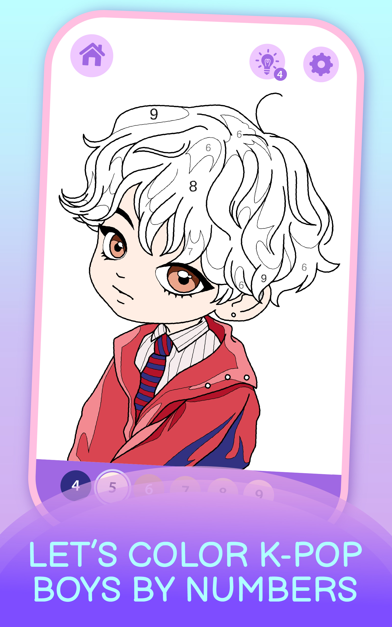 KPOP Chibi Coloring by Number - App on the Amazon Appstore
