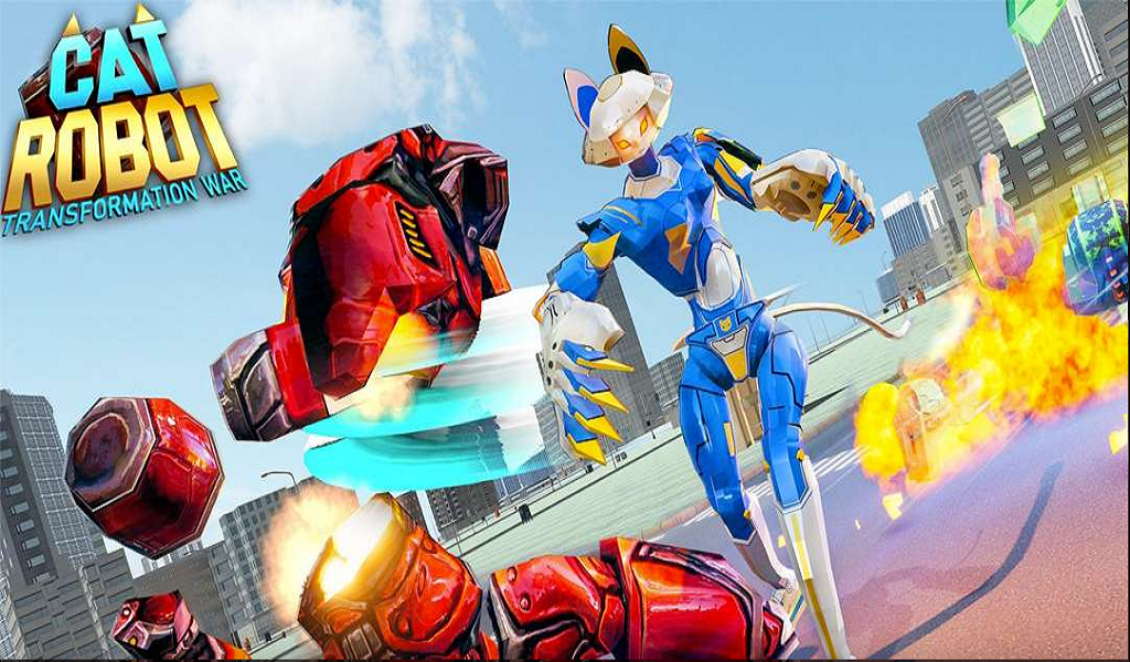 CAT Robot Street Fight Transform Shooting City war Game - App on Amazon ...