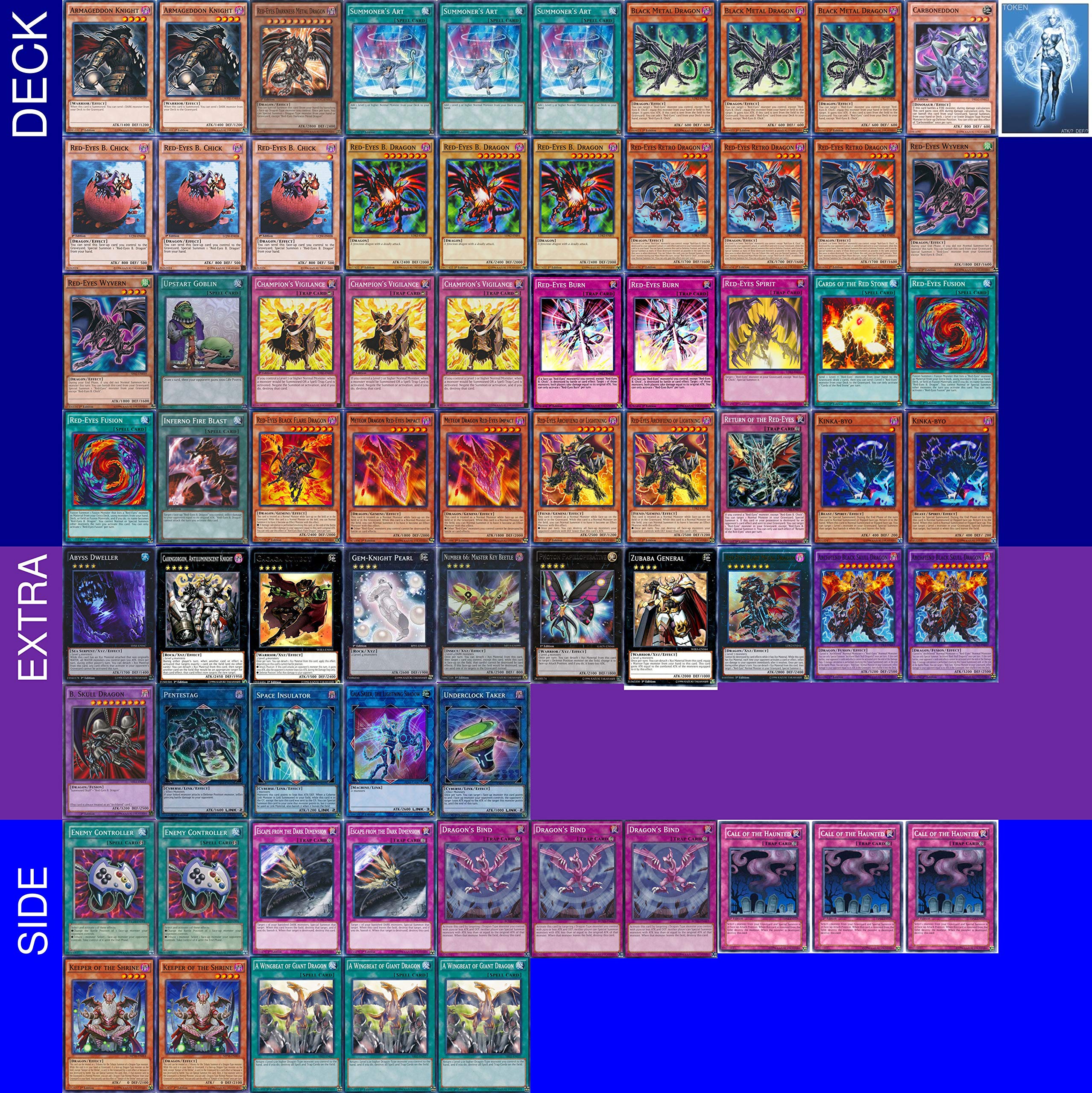 Buy Yu-Gi-Oh! YUGIOH Tournament Ready Red-Eyes B. Dragon Deck with ...