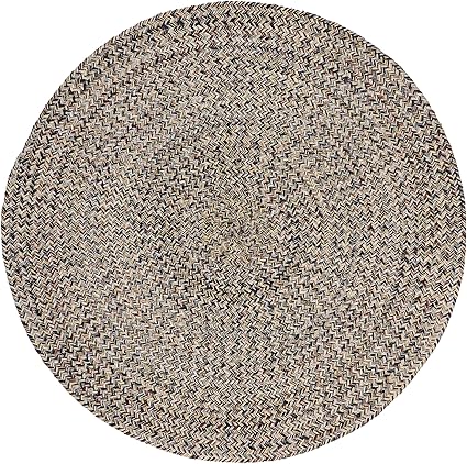 Amazon.com: SAFAVIEH Braided Collection 3' Round Blue/Ivory BRD701M ...