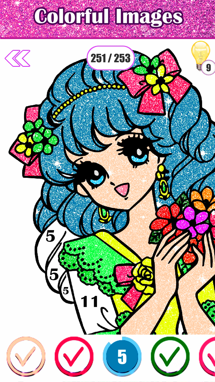 Adult Glitter Color By Number-Paint By Number Free - App on Amazon Appstore