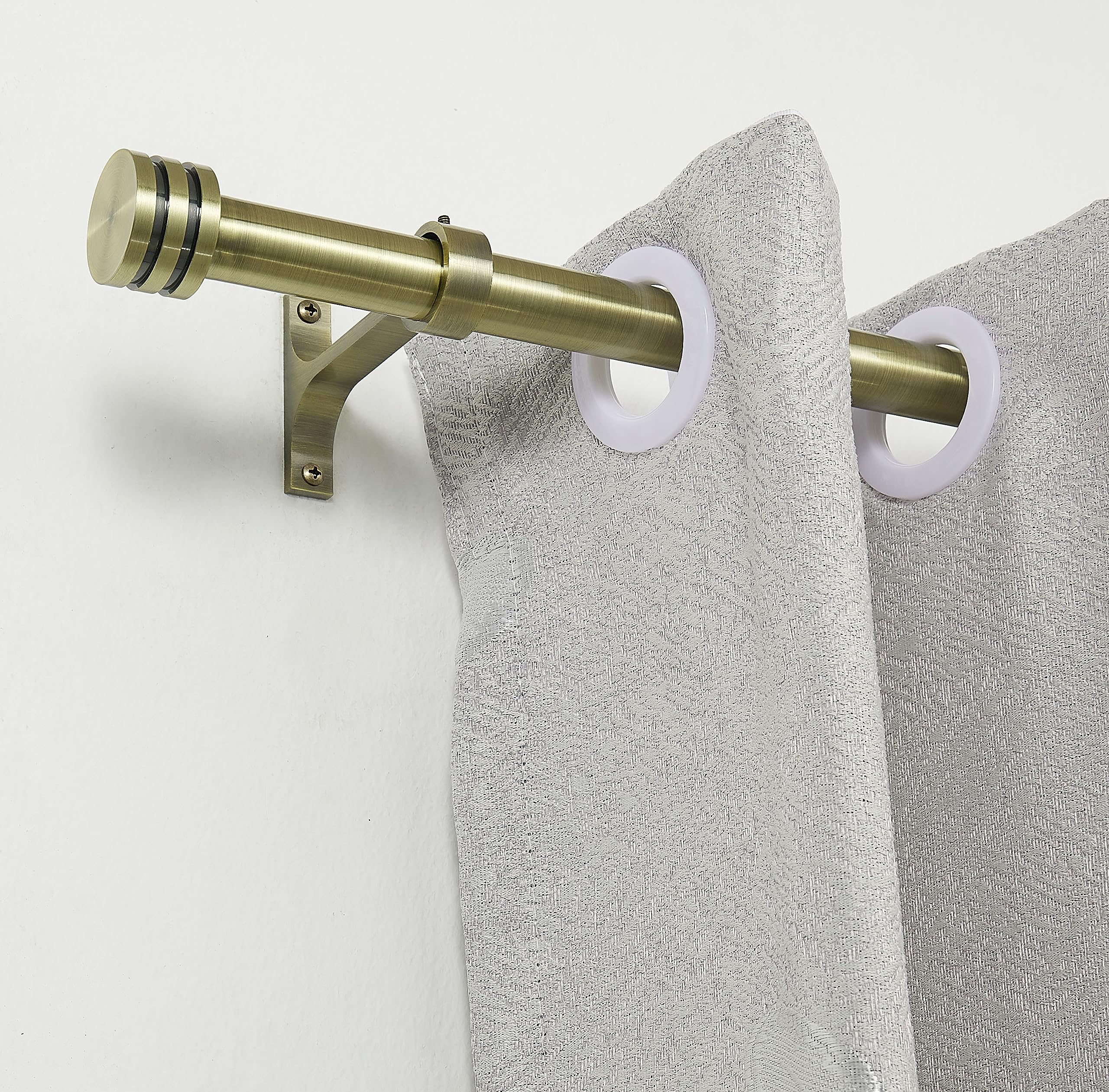 Snapklik.com : Single Curtain Rods 28-48 Inches,1 Inch Heavy Duty ...