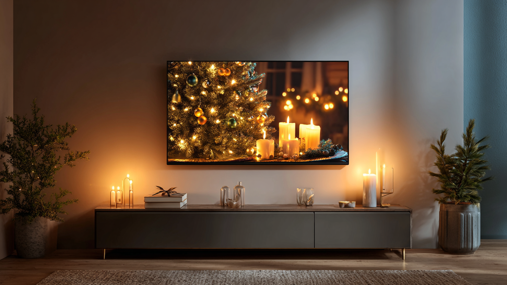 Enchanted Holiday Romance Candlelight – Warm Festive Candle Glow & Soft ...