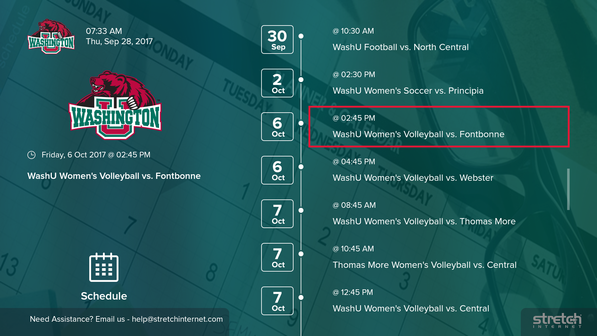 WashU Sports Network - App on Amazon Appstore
