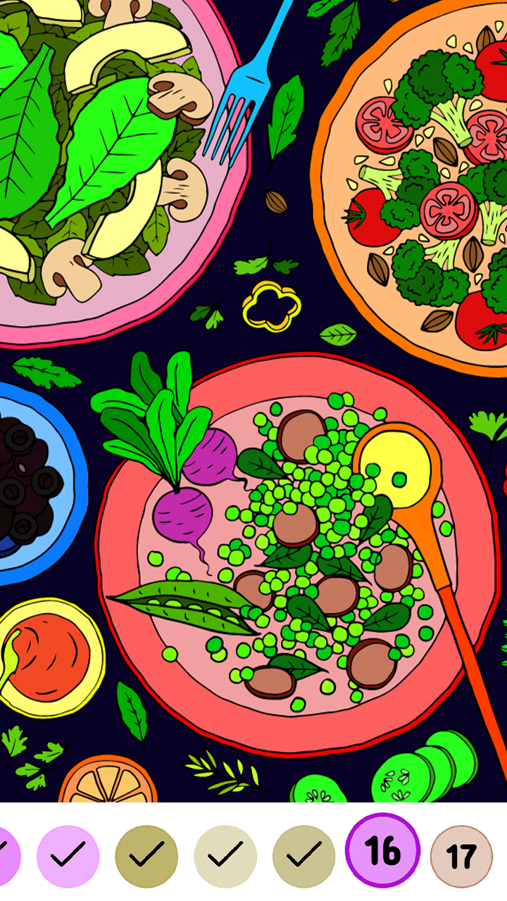 Korean Color By Number Book For Adults - App on Amazon Appstore