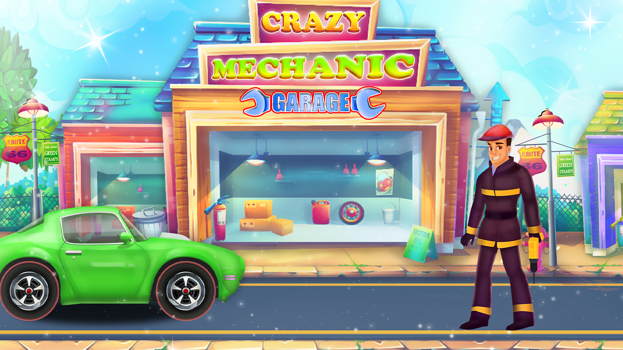 Crazy Mechanic Garage Car Wash - App on Amazon Appstore
