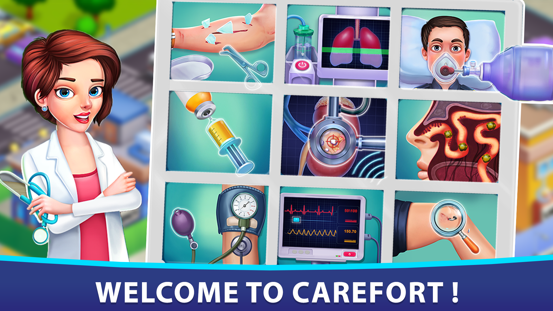 CareFort Hospital games: Doctor care surgery simulator games offline ...