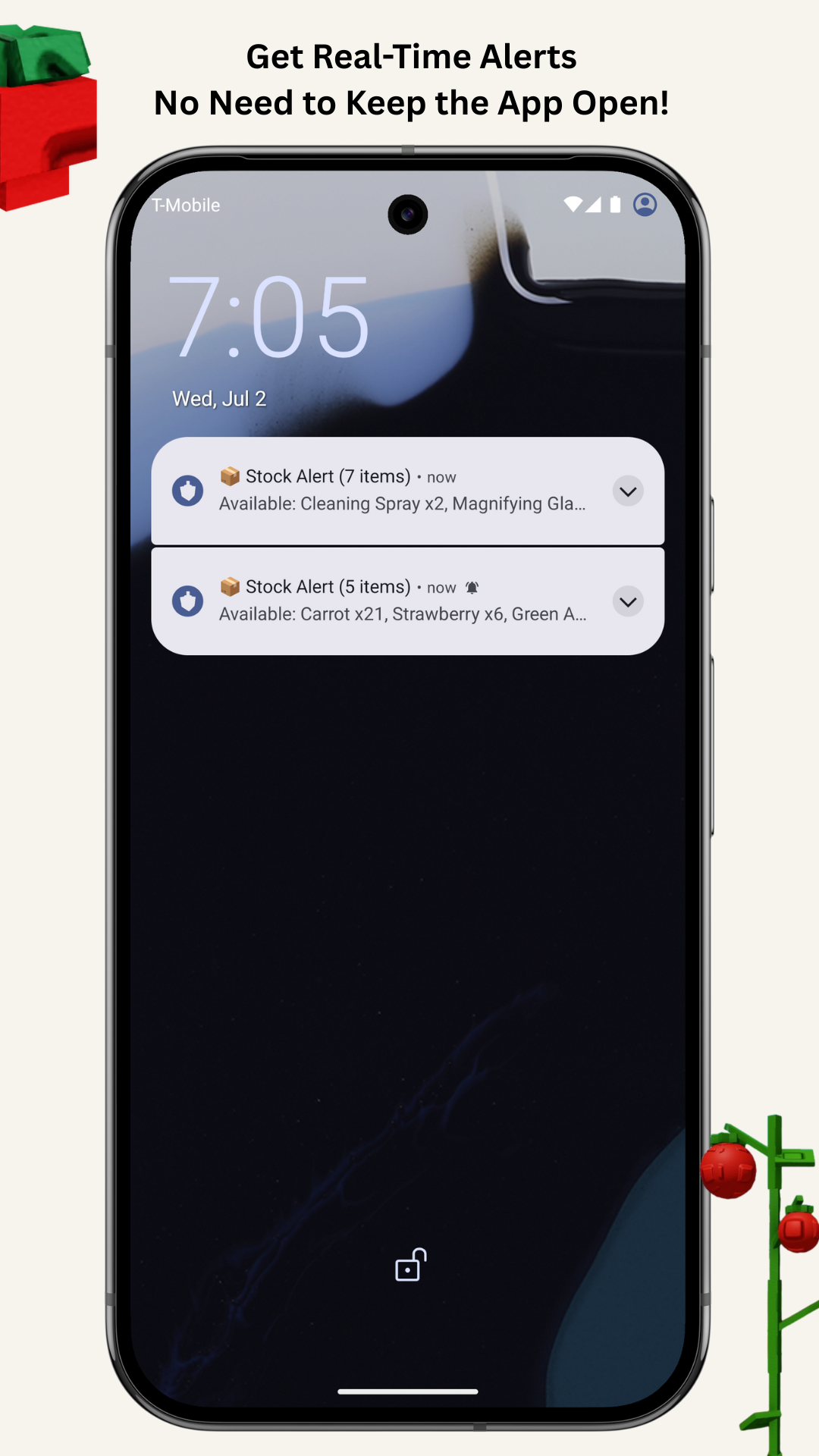 Stock Alerts for Grow a Garden - App on Amazon Appstore