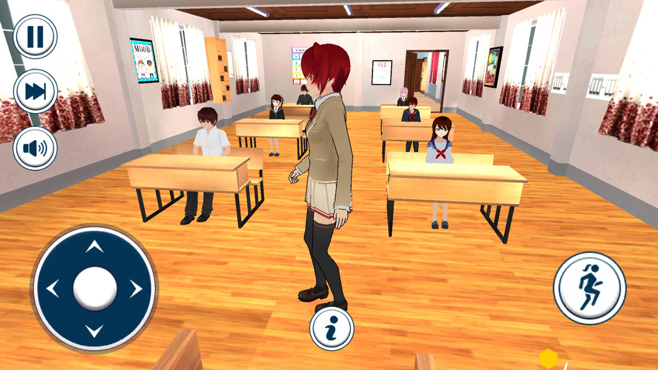 Anime School Teacher Life Simulator: Virtual High School Girl Game ...