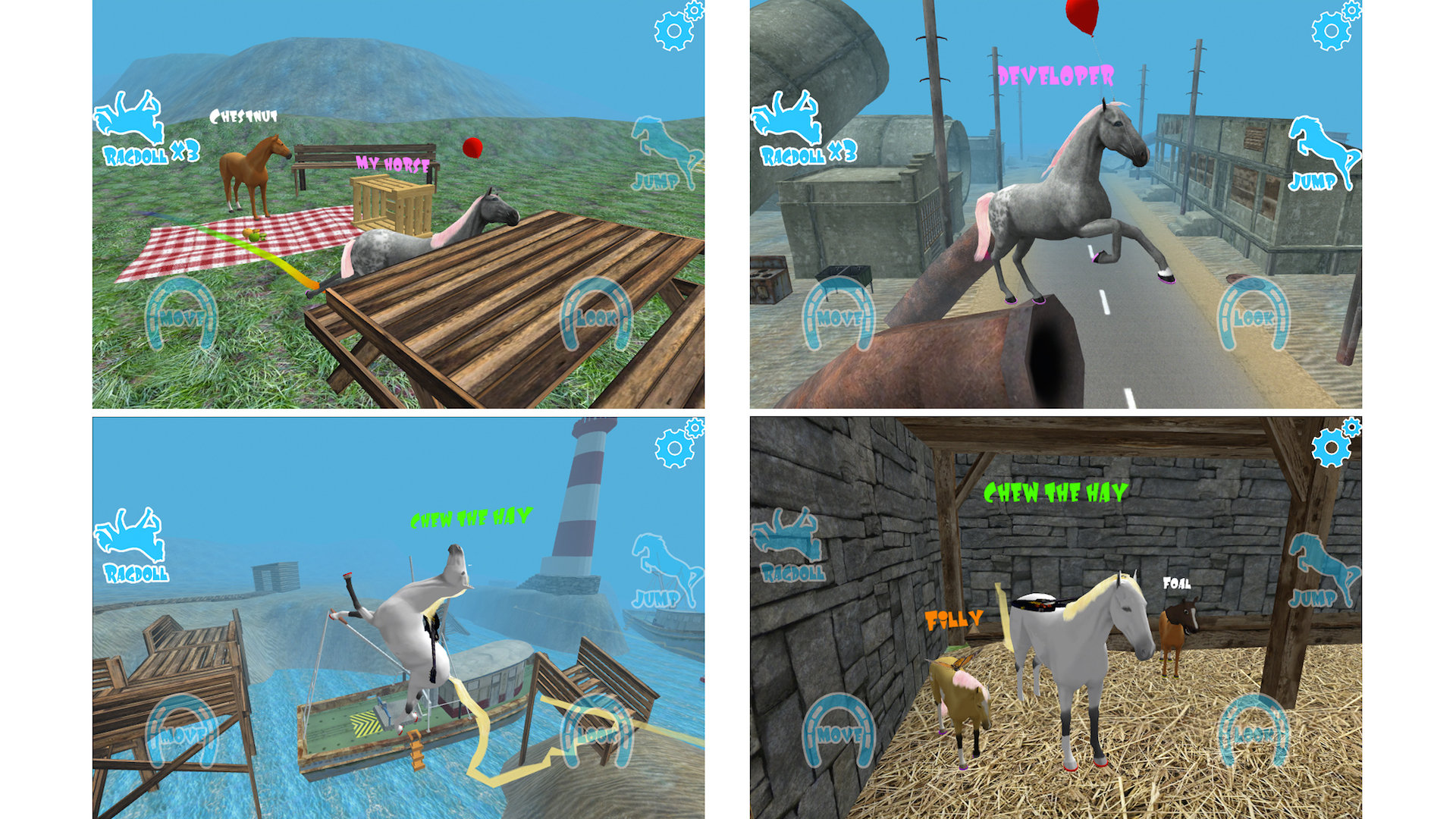 Hill Cliff Horse - Online Ragdoll Physics:Amazon.co.jp:Appstore for Android