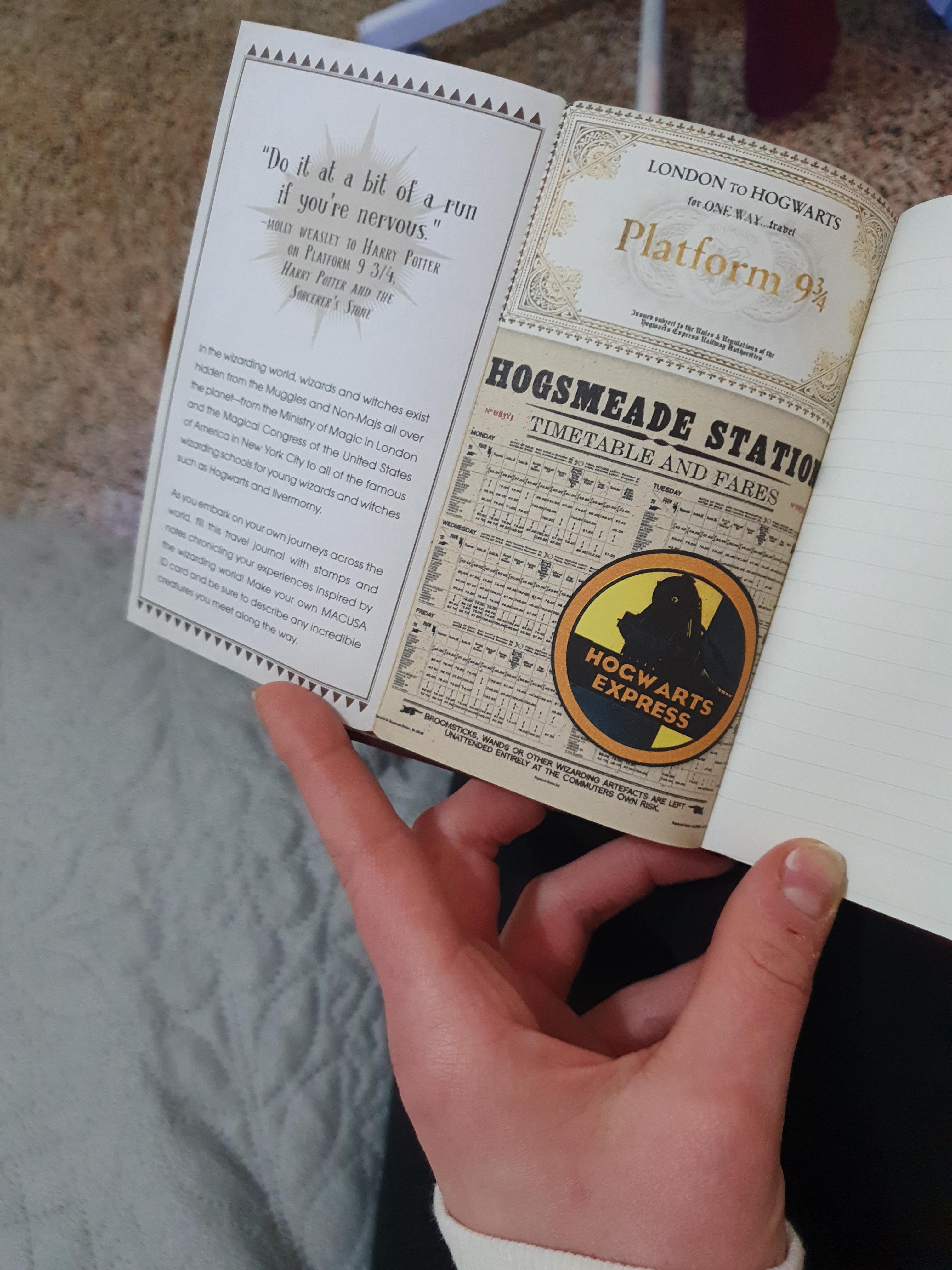 J.k. Rowling's Wizarding World Travel Journal: Ruled Pocket Notebook ...
