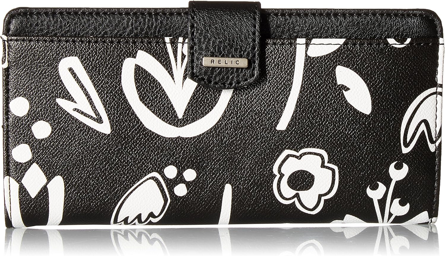 Amazon.com: Relic by Fossil RFID Tab Checkbook Wallet : Clothing, Shoes ...