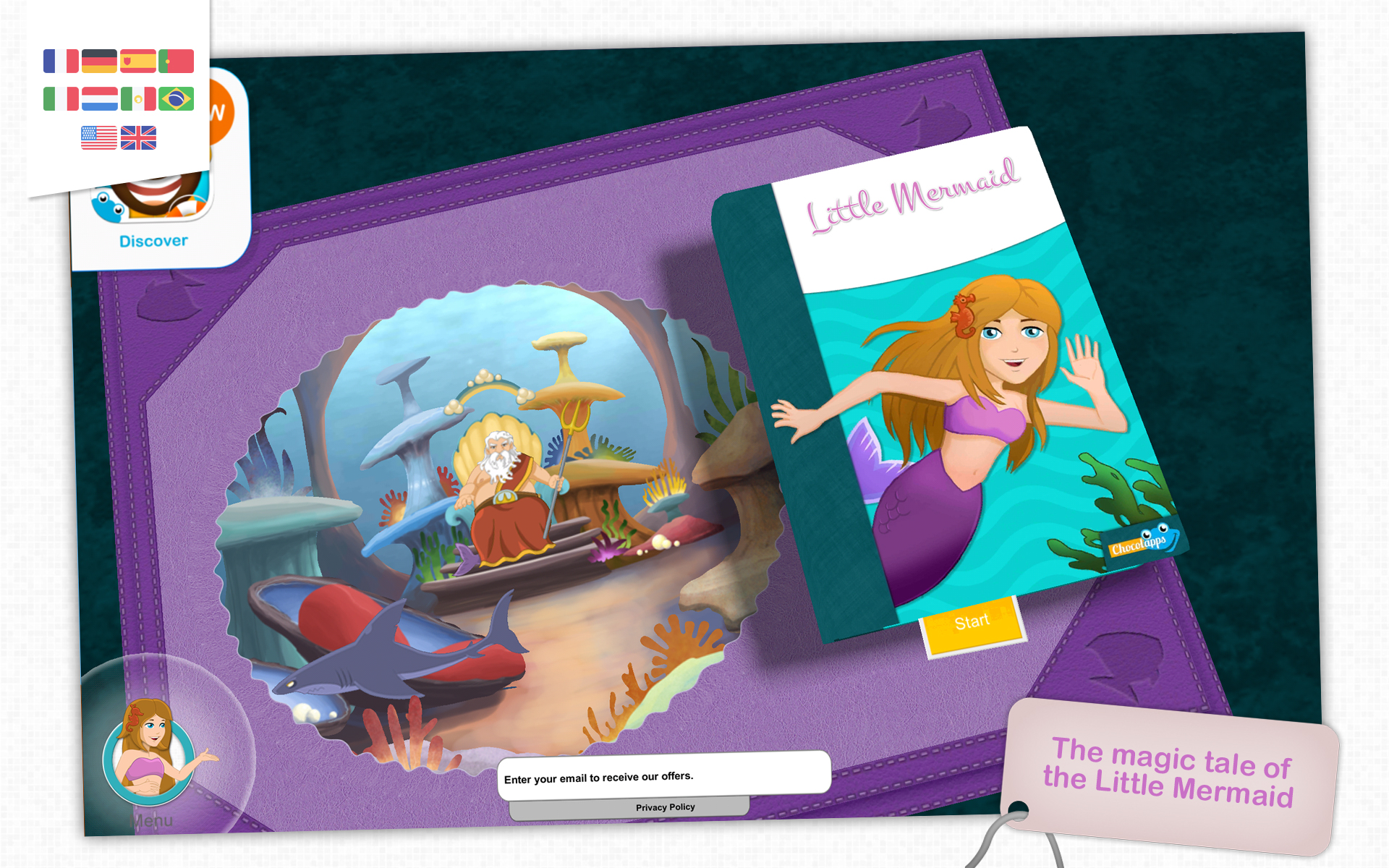 The Little Mermaid - Interactive book for kids - App on Amazon Appstore