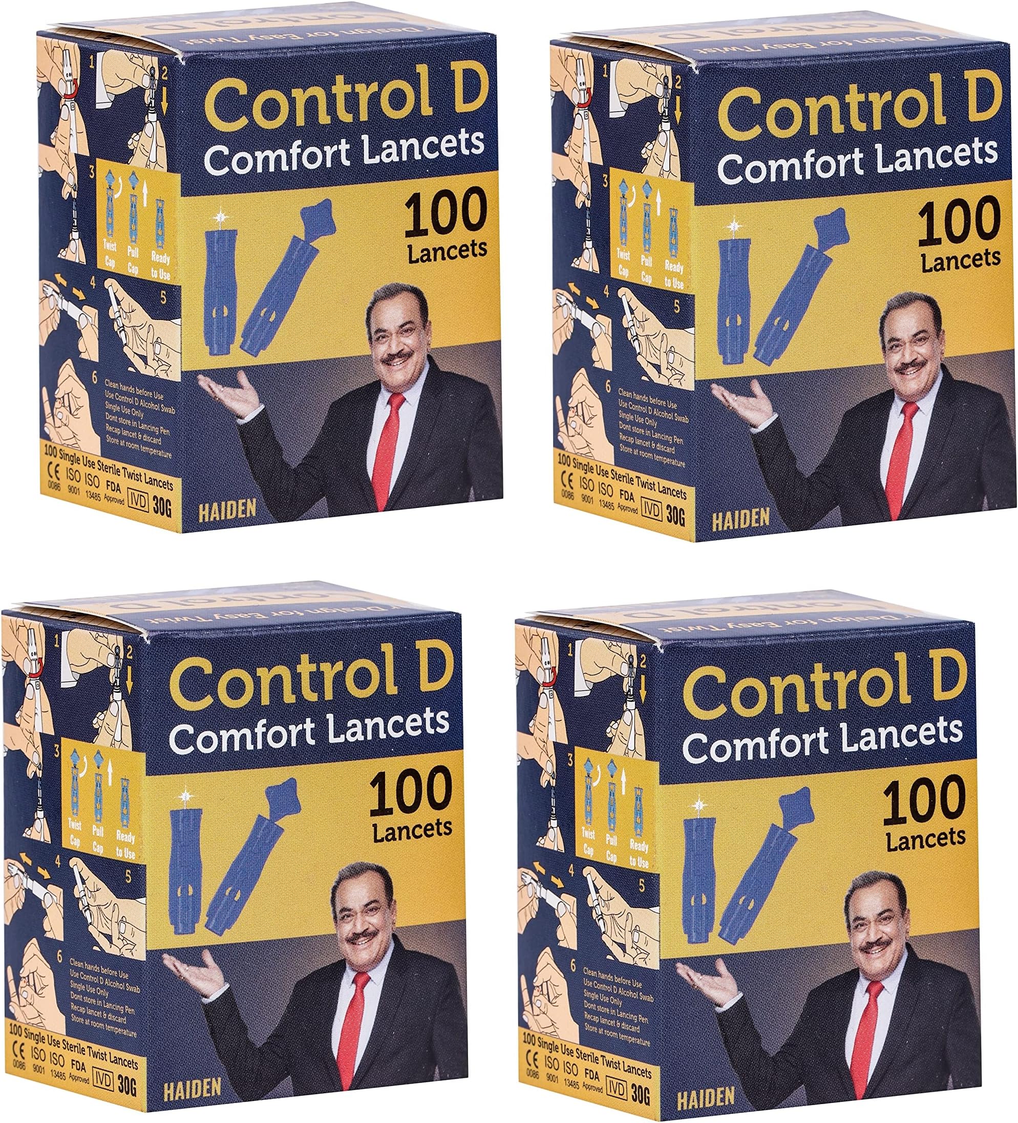 Control D Blood Glucose Monitor (Pack of 50 Strips, Black) : Amazon.in ...