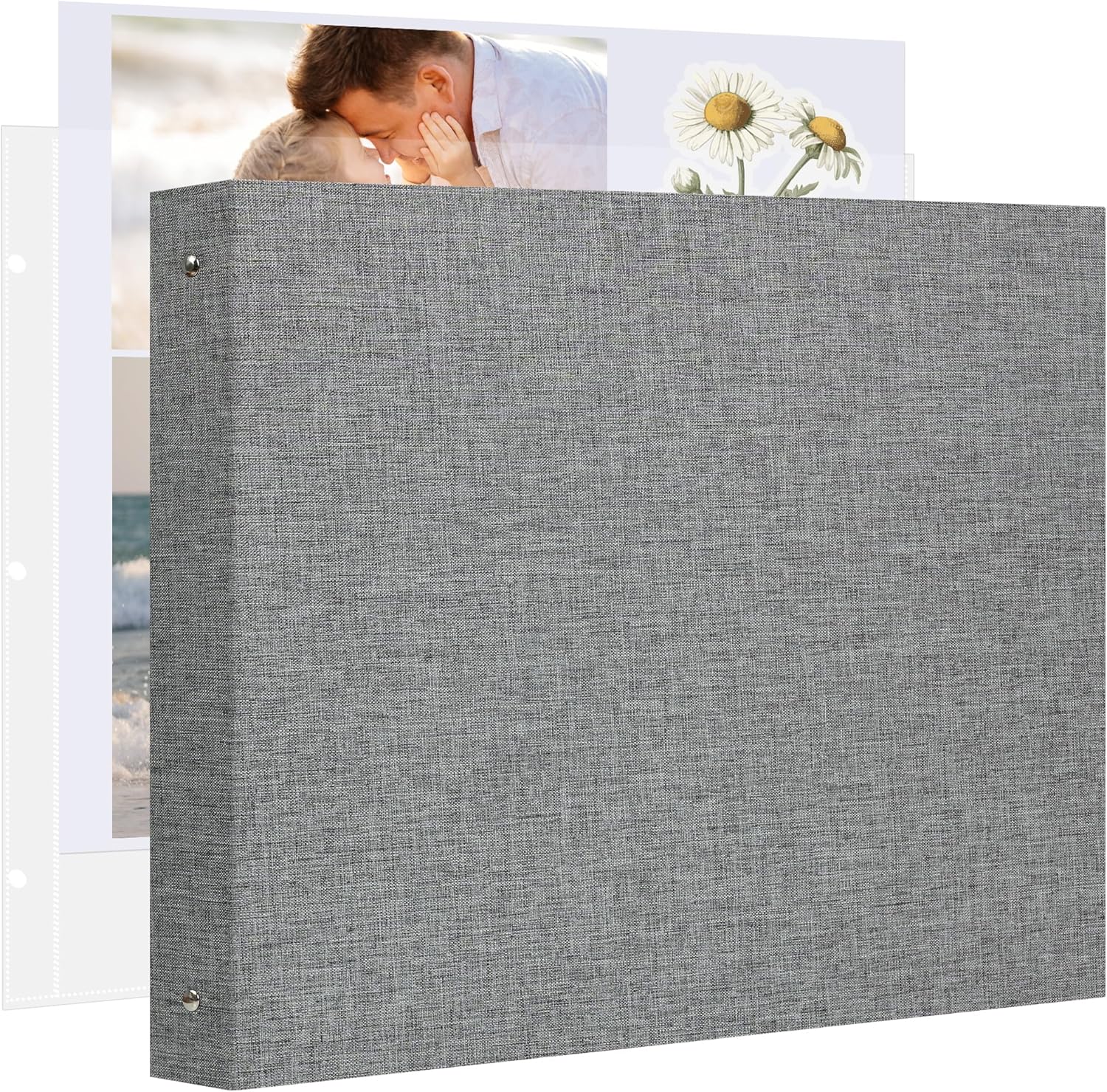 Amazon.com: Remowith Large Scrapbook Album with 30 Sheets Plastic ...