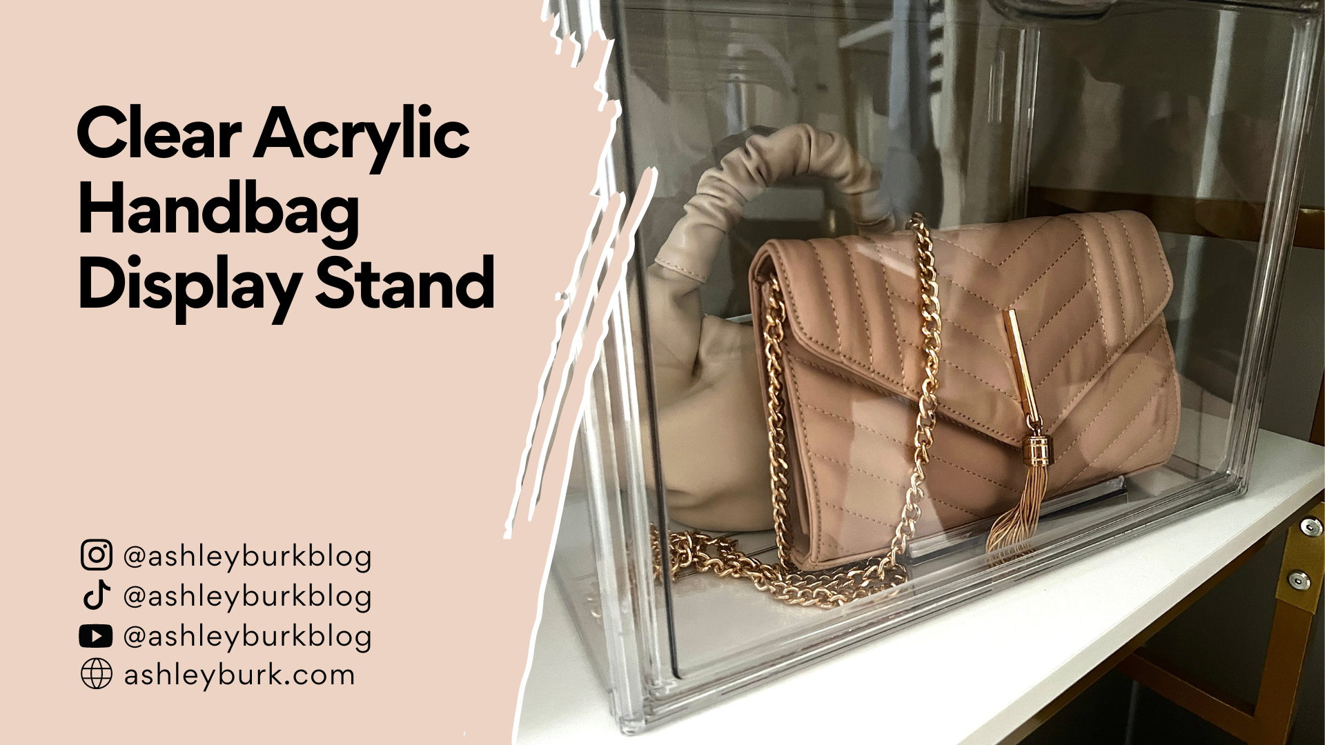 Watch Display Your Handbags, Purses and Other Valuables on Amazon Live