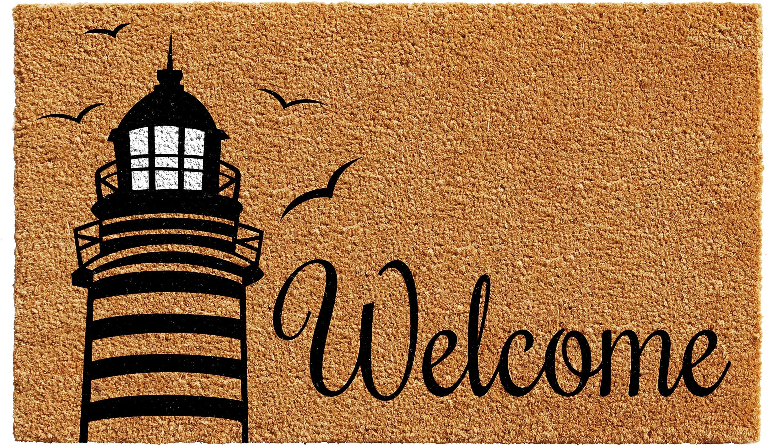 Amazon.com: Juvale Nautical Anchor Welcome Mat for Front Door or ...