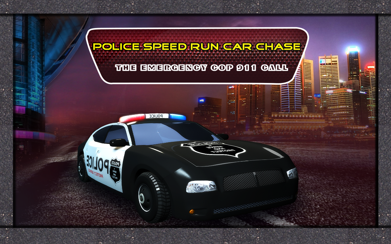 Police Speed Run Car Chase : The emergency Cop 911 Call - Free Edition ...