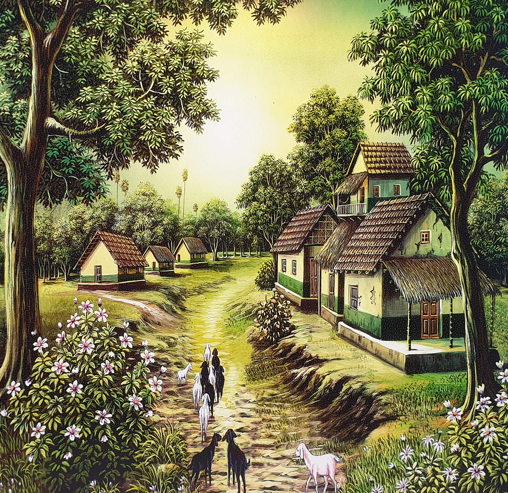 Village Painting Scenes