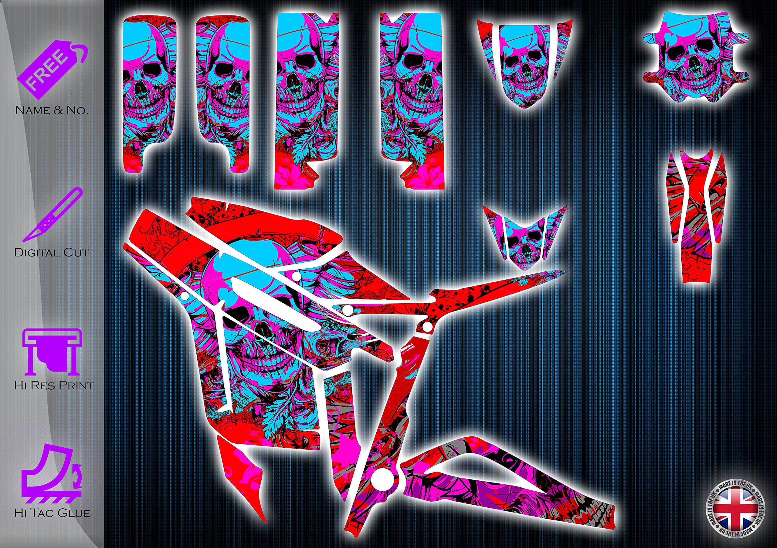 Express Graphics Compatible With Talaria Sting Sticker Kit Graphics Kit ...